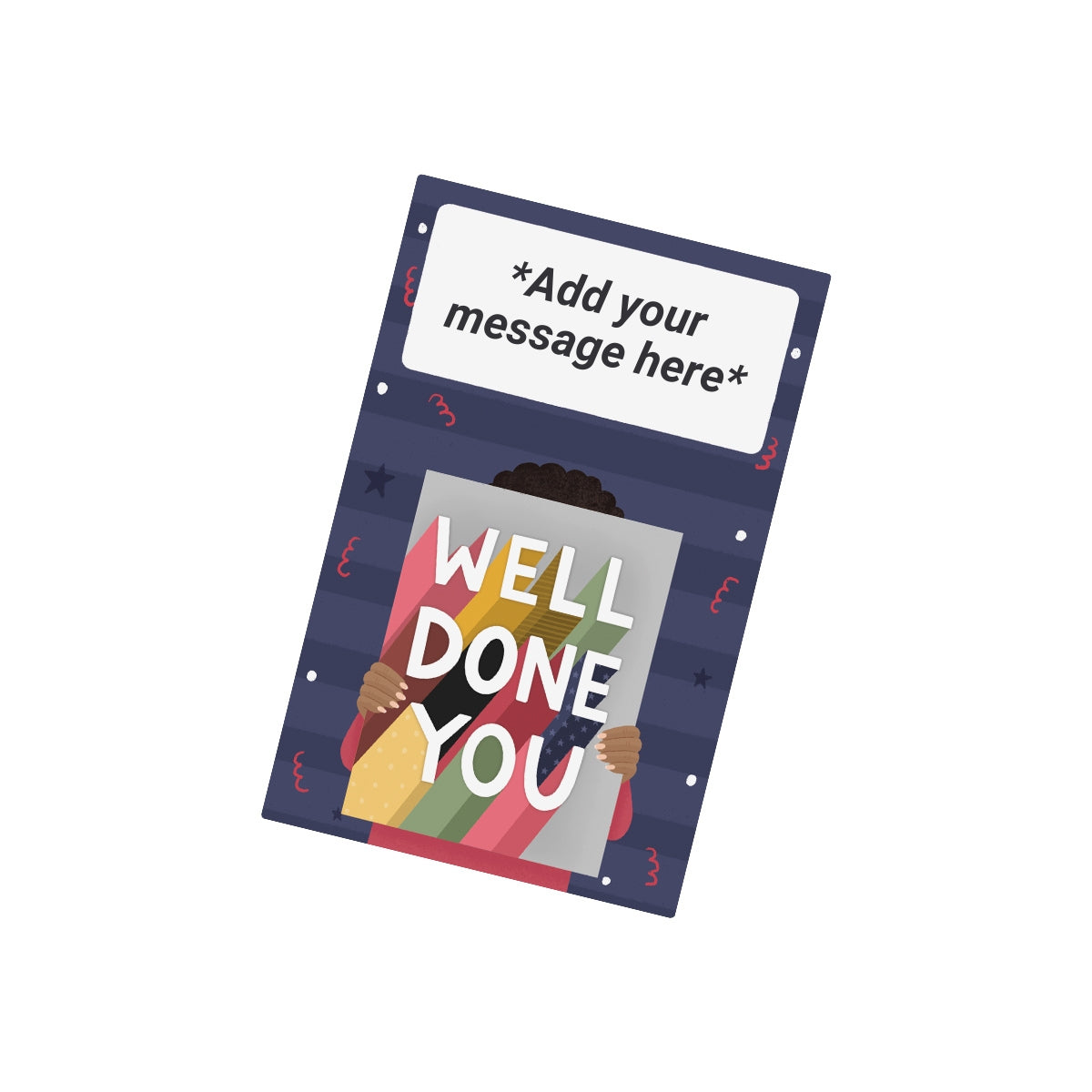 "Well Done You" Cannon Confetti Shooter Card – Boomf