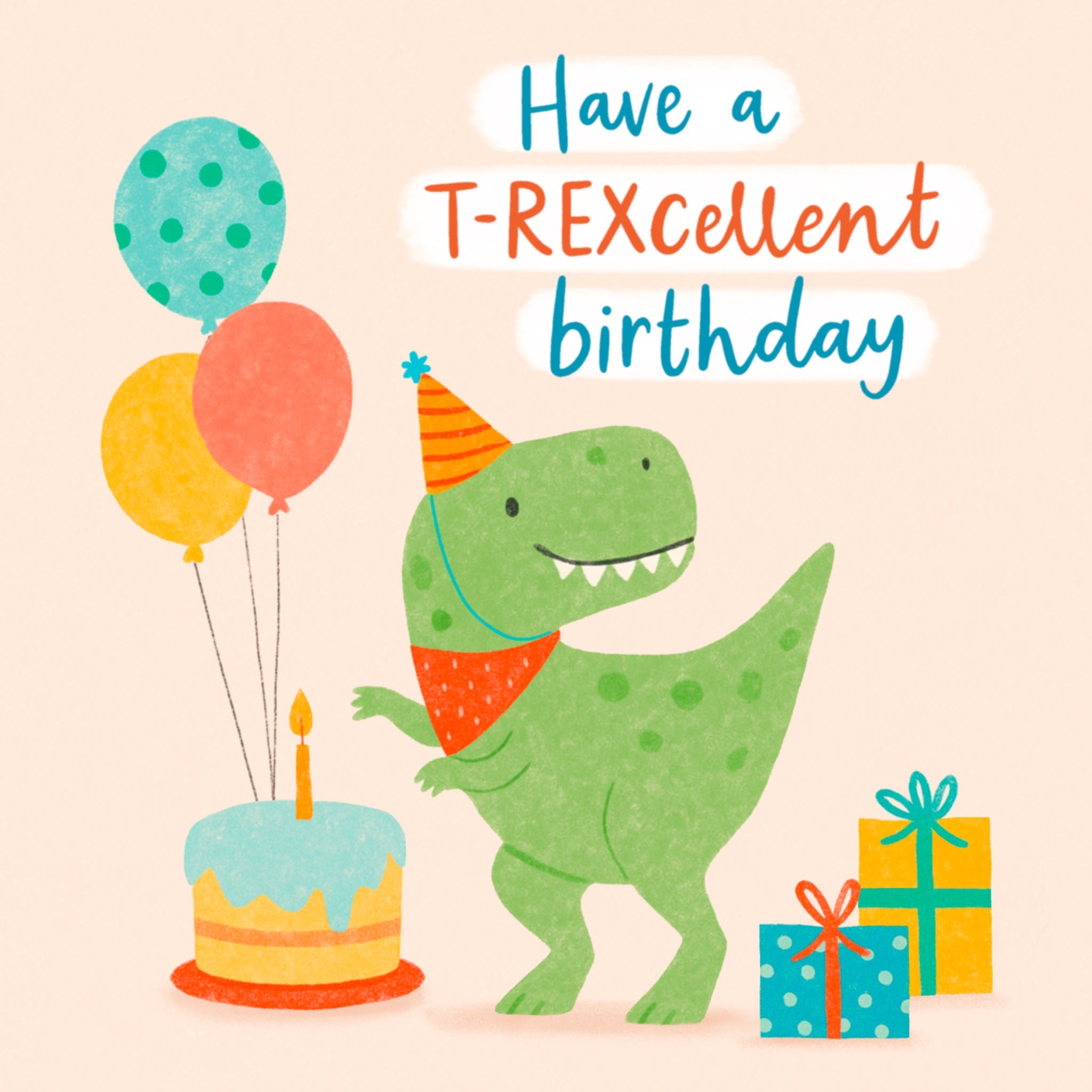 Have A T-Rexcellent Birthday Confetti-exploding Greetings Card – Boomf
