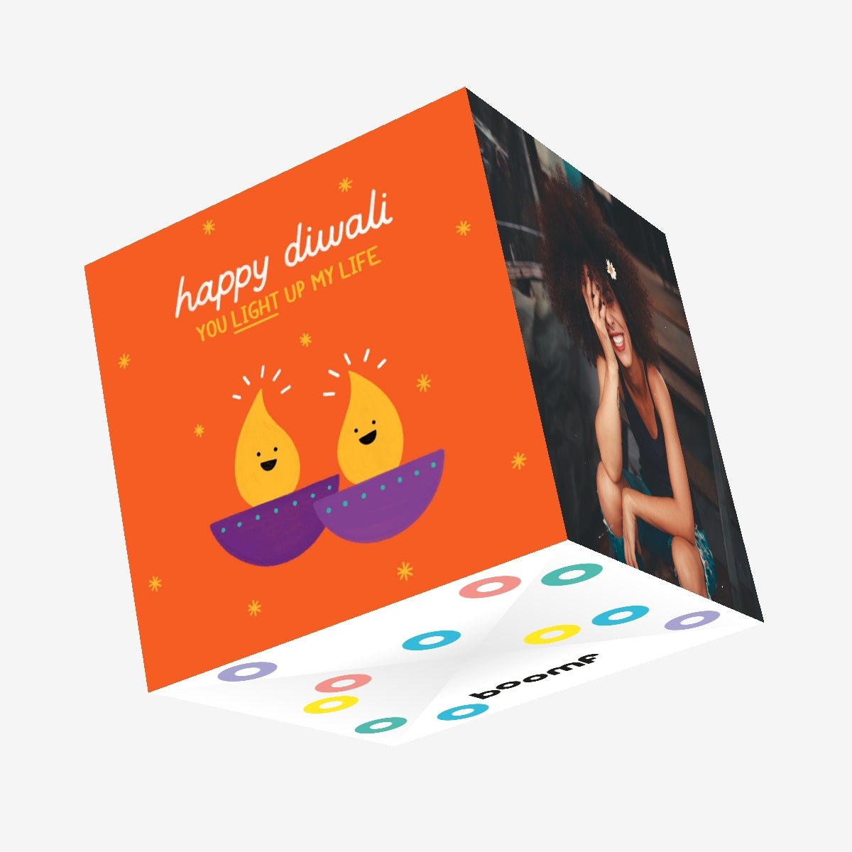 Diwali Light up my life Confetti-exploding Greetings Card – Boomf