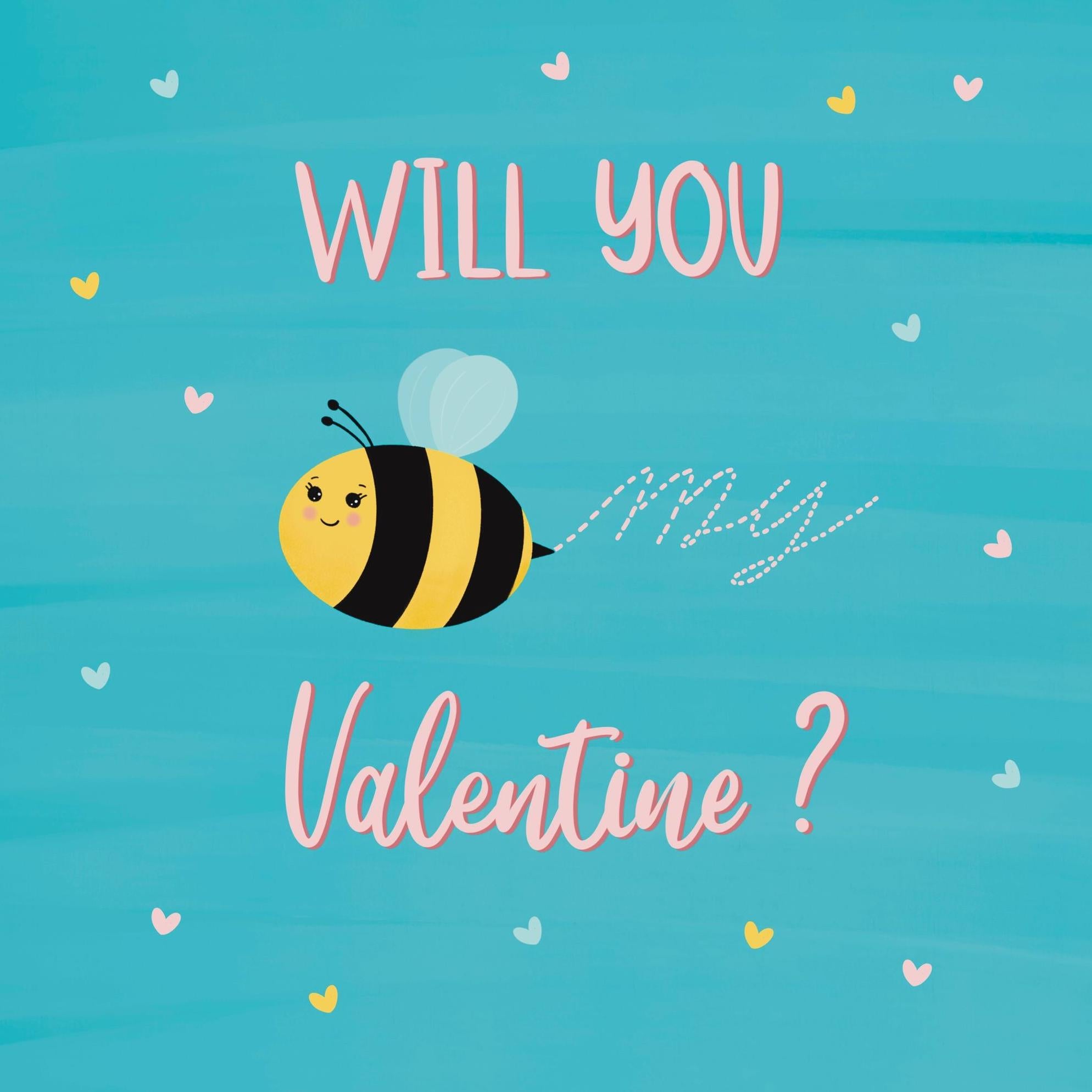 Will You Bee My Valentine Confetti-exploding Greetings Card – Boomf