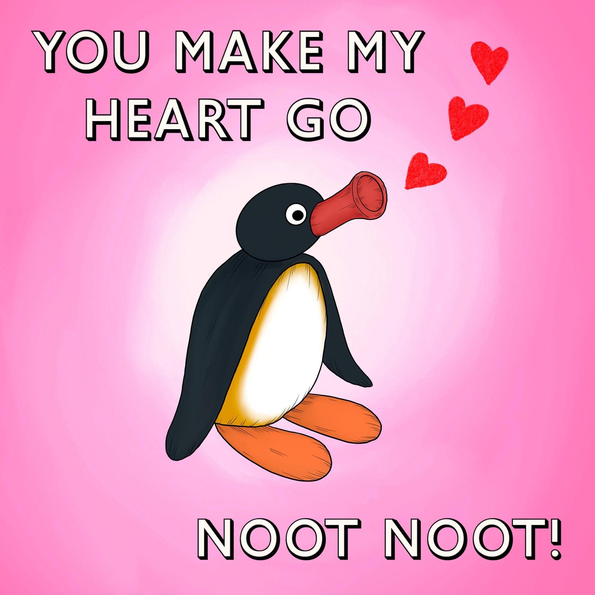 Noot Noot Confetti-exploding Greetings Card – Boomf