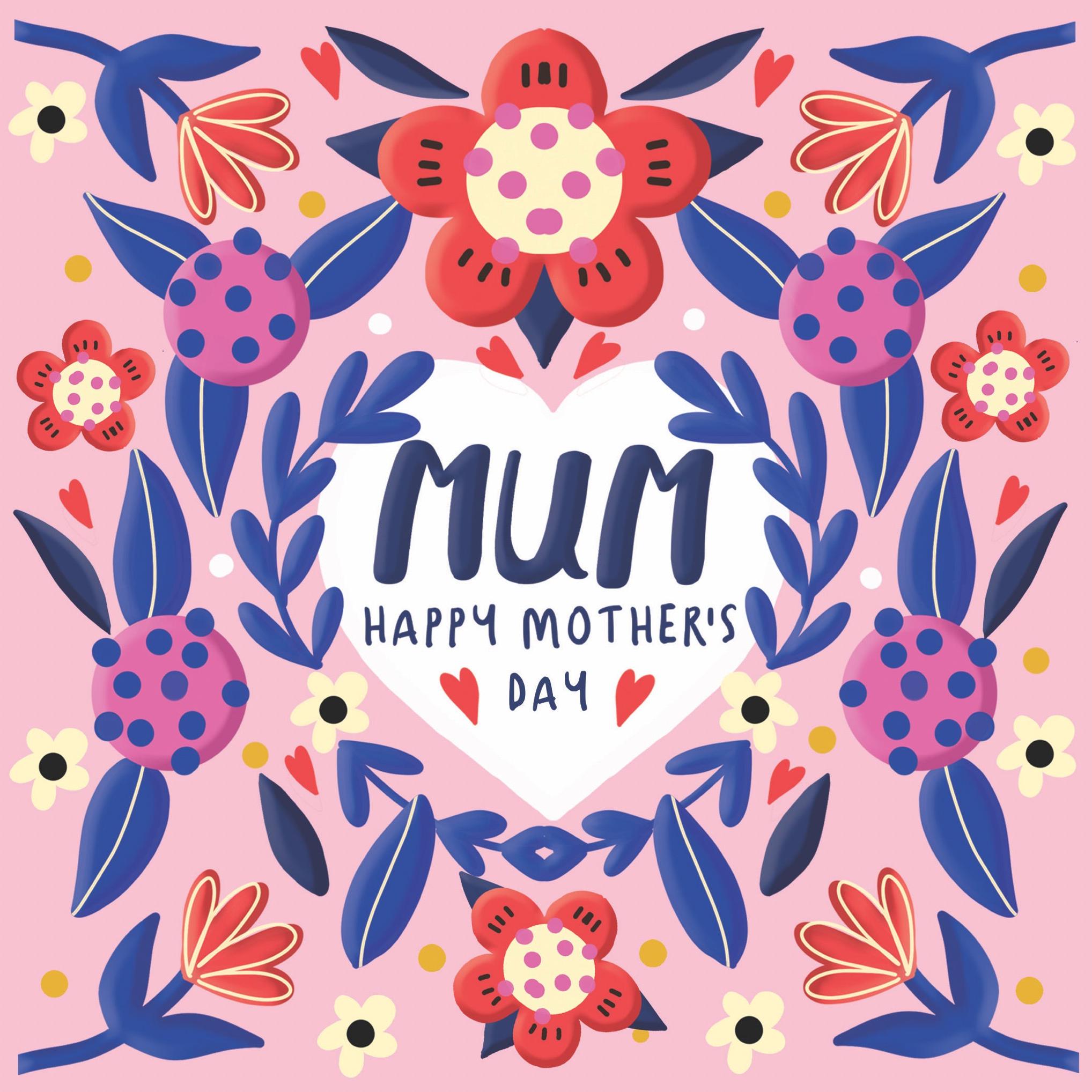 Mum Floral Mother's Day Confetti-exploding Greetings Card – Boomf