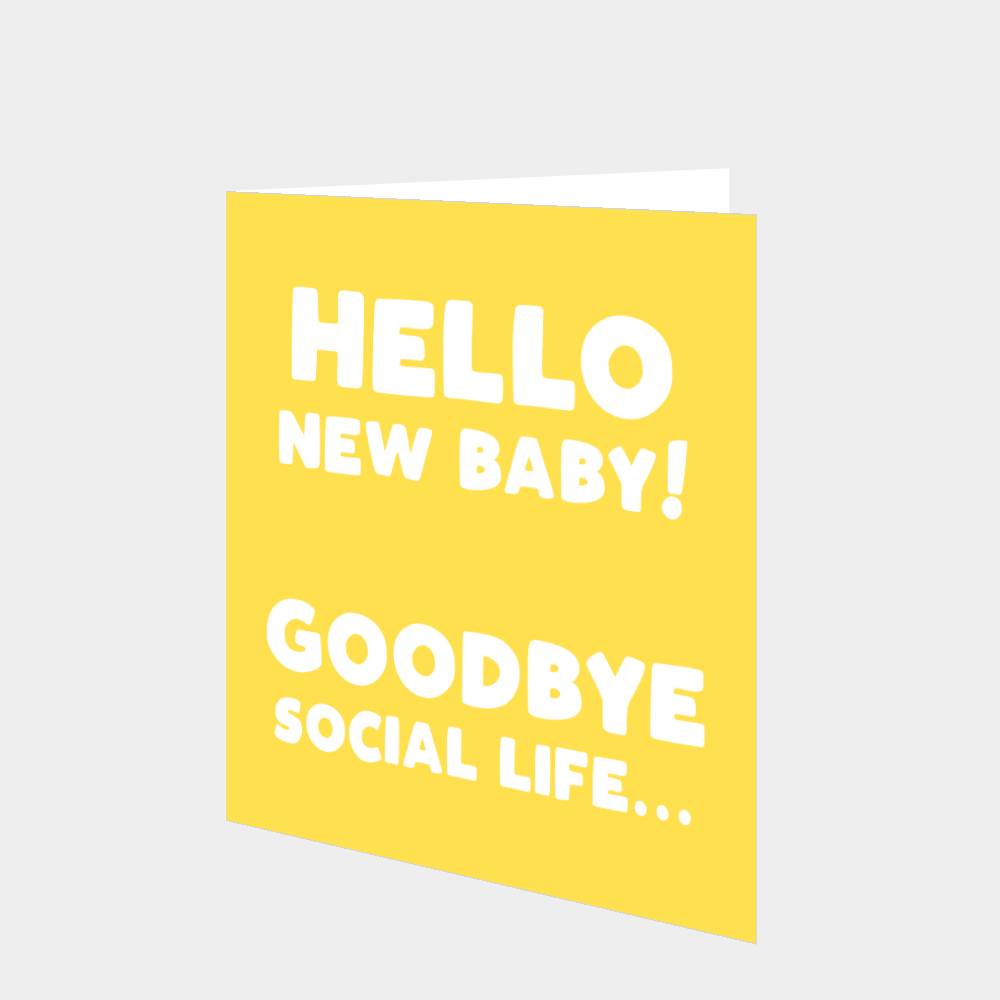 Goodbye Social Life Card – Boomf
