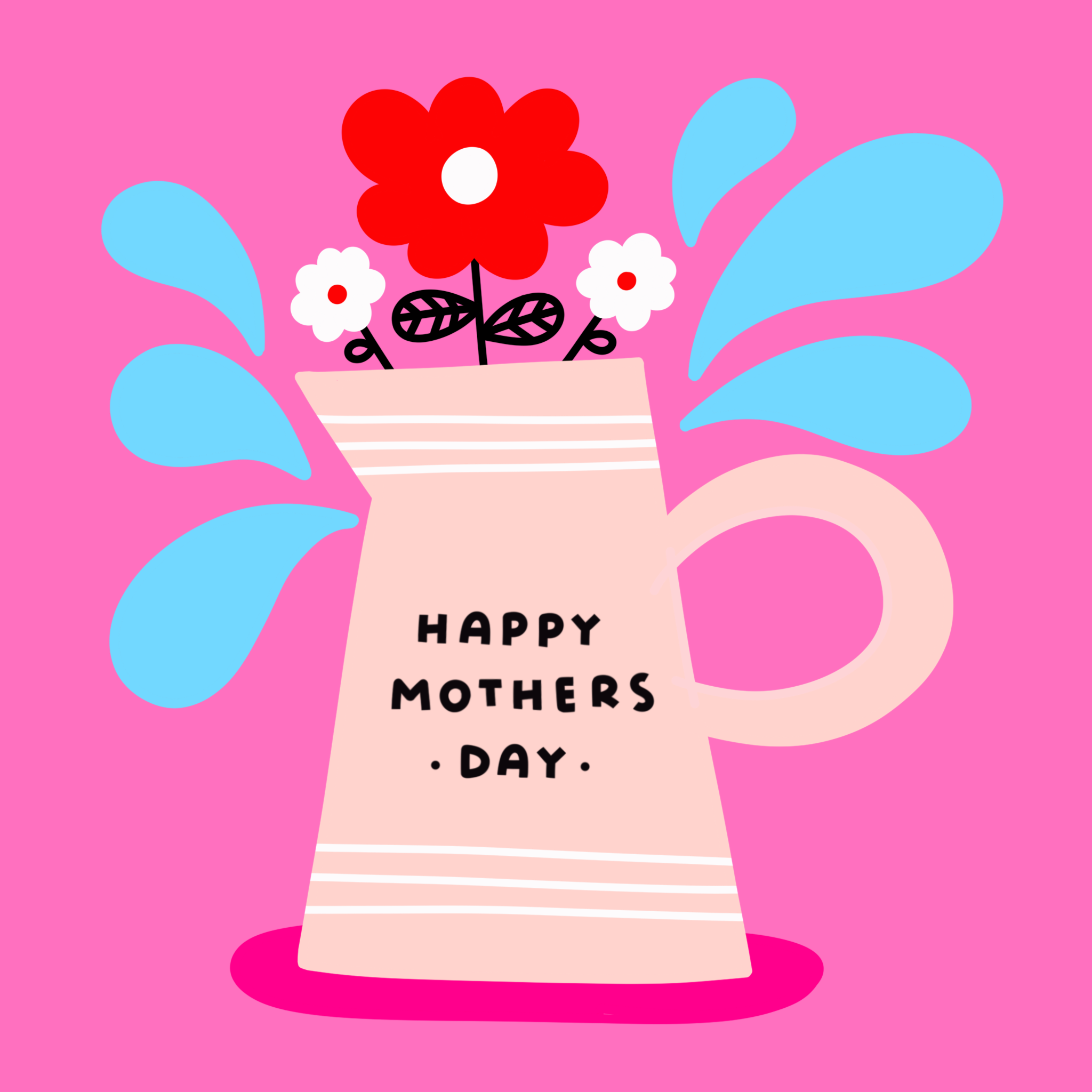 Flower Vase Mother's Day Card – Boomf
