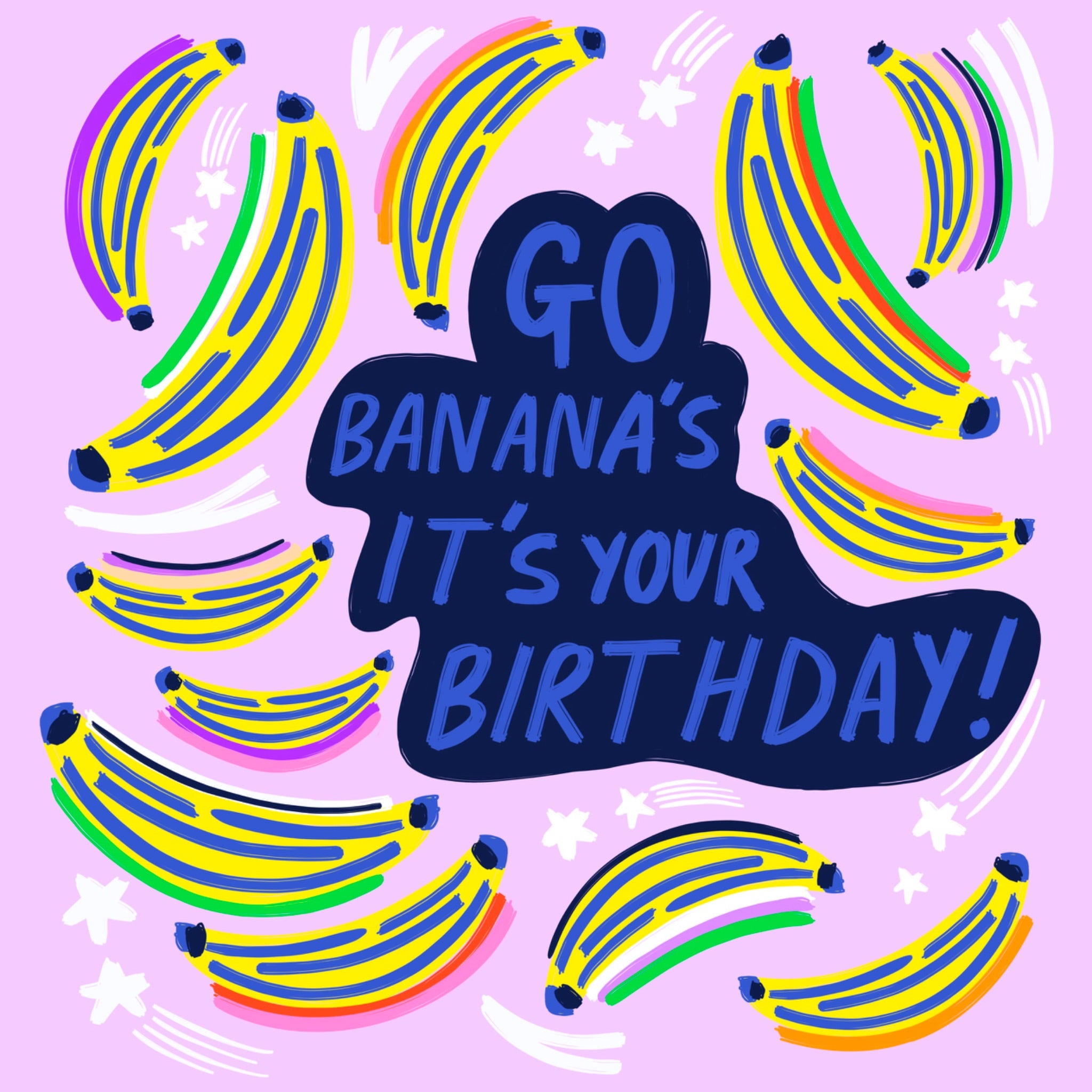 Go Bananas Birthday Card – Boomf