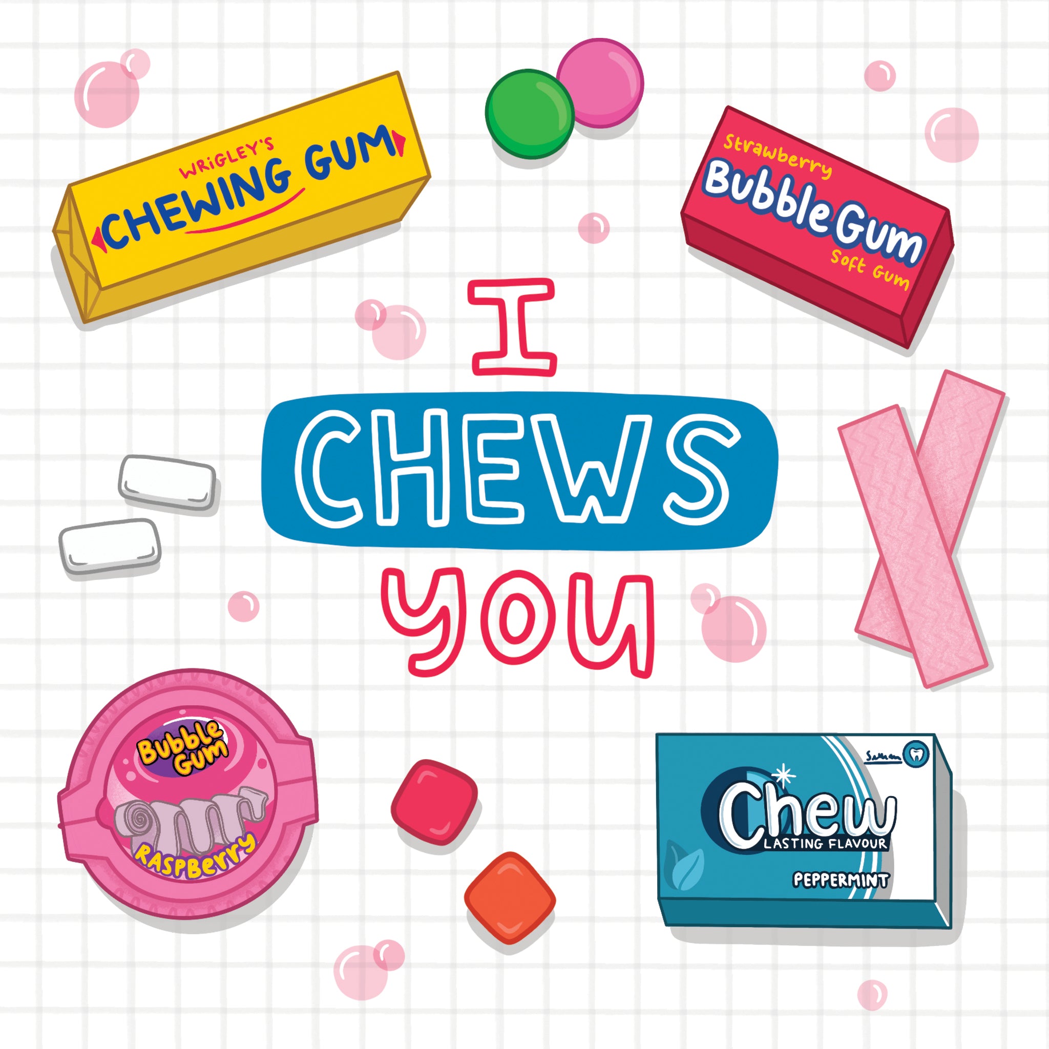 I Chews You Valentine's Day Card | Boomf