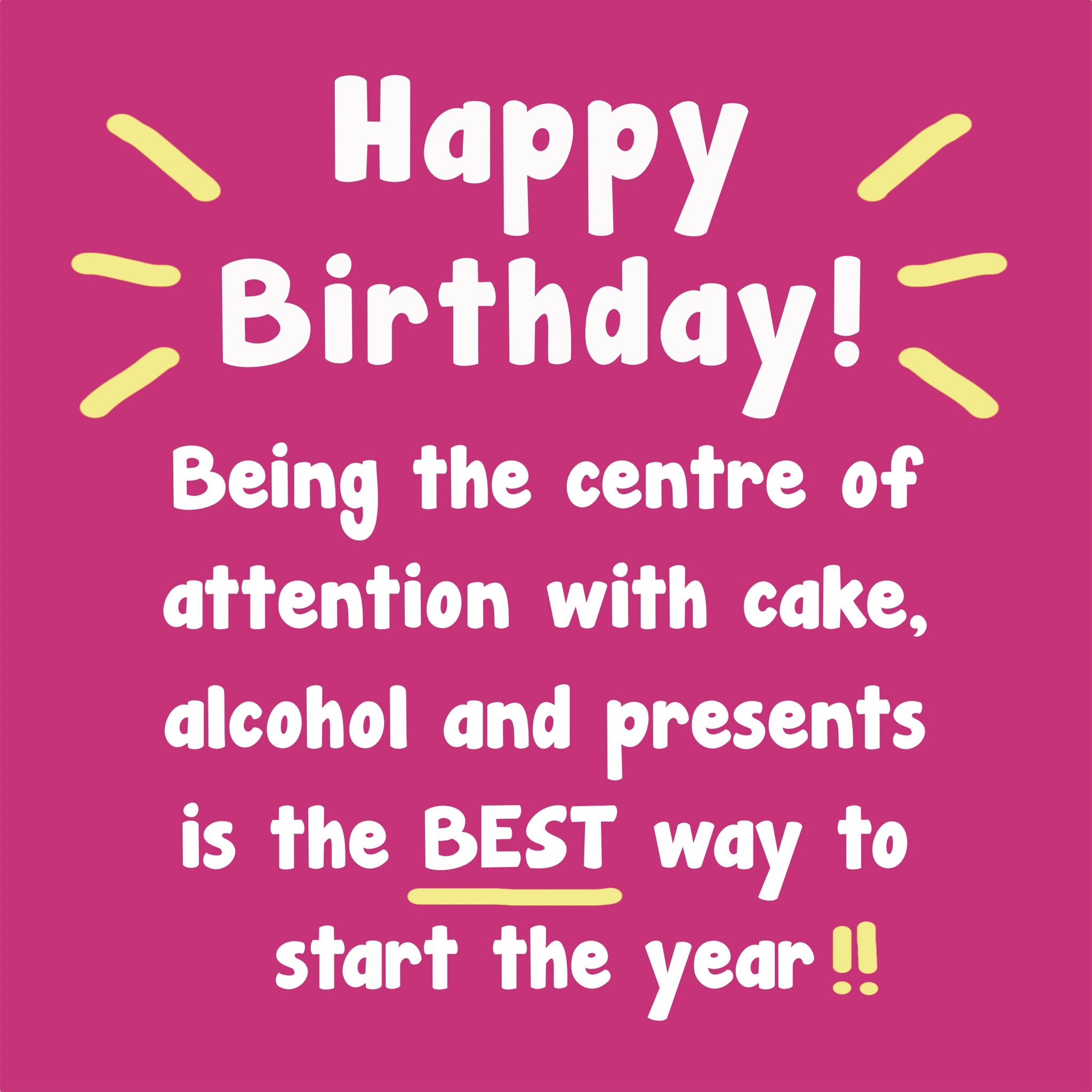 The Best Way To Start The Year January Birthday Card – Boomf