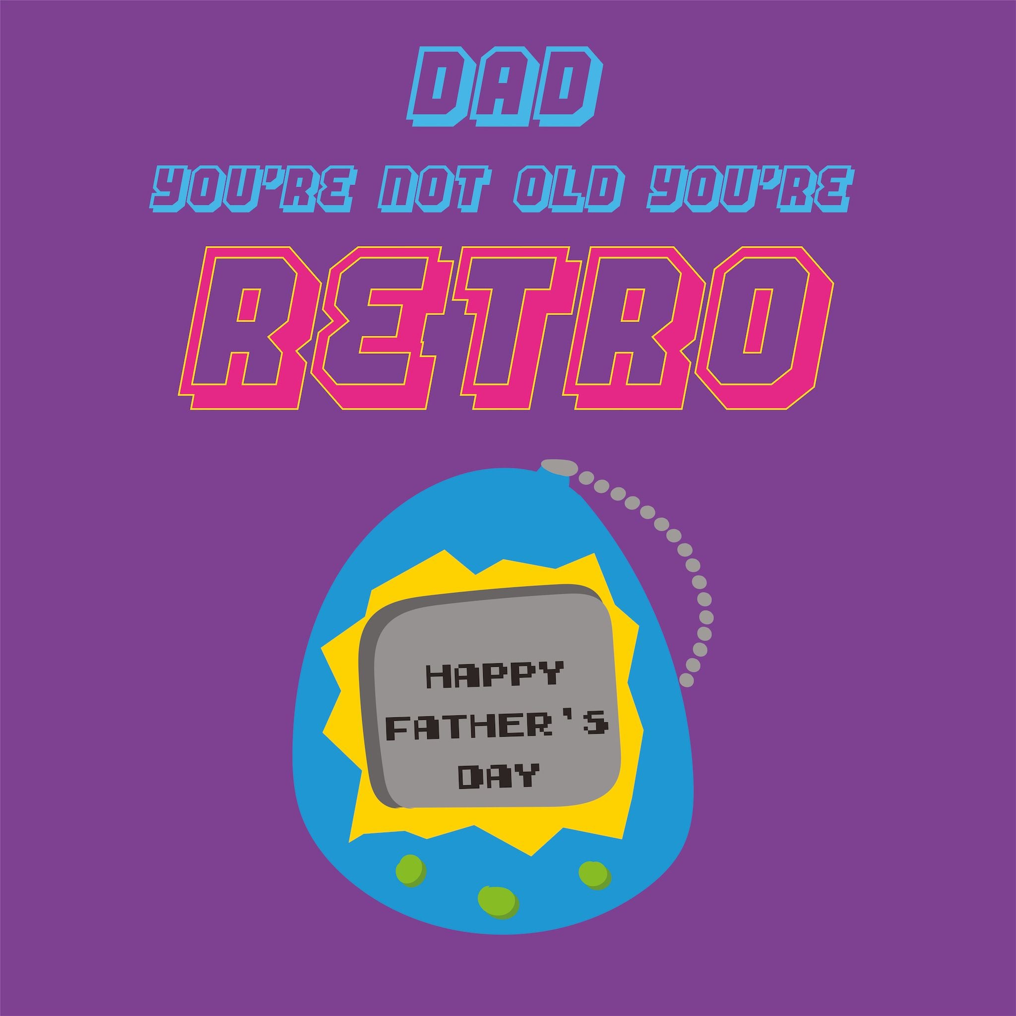 Retro Dad Father's Day Card – Boomf