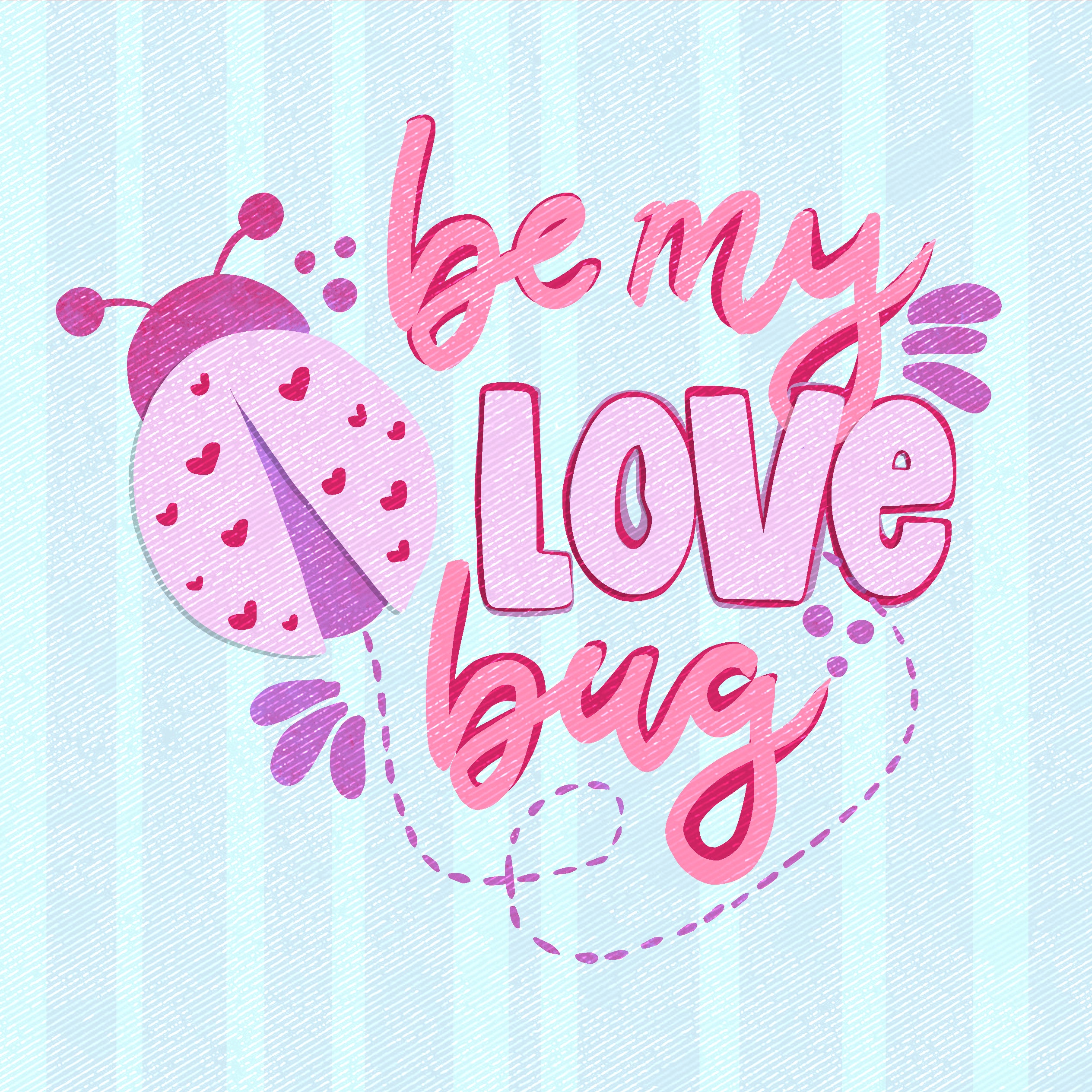 Be My Love Bug Valentine's Card | Boomf