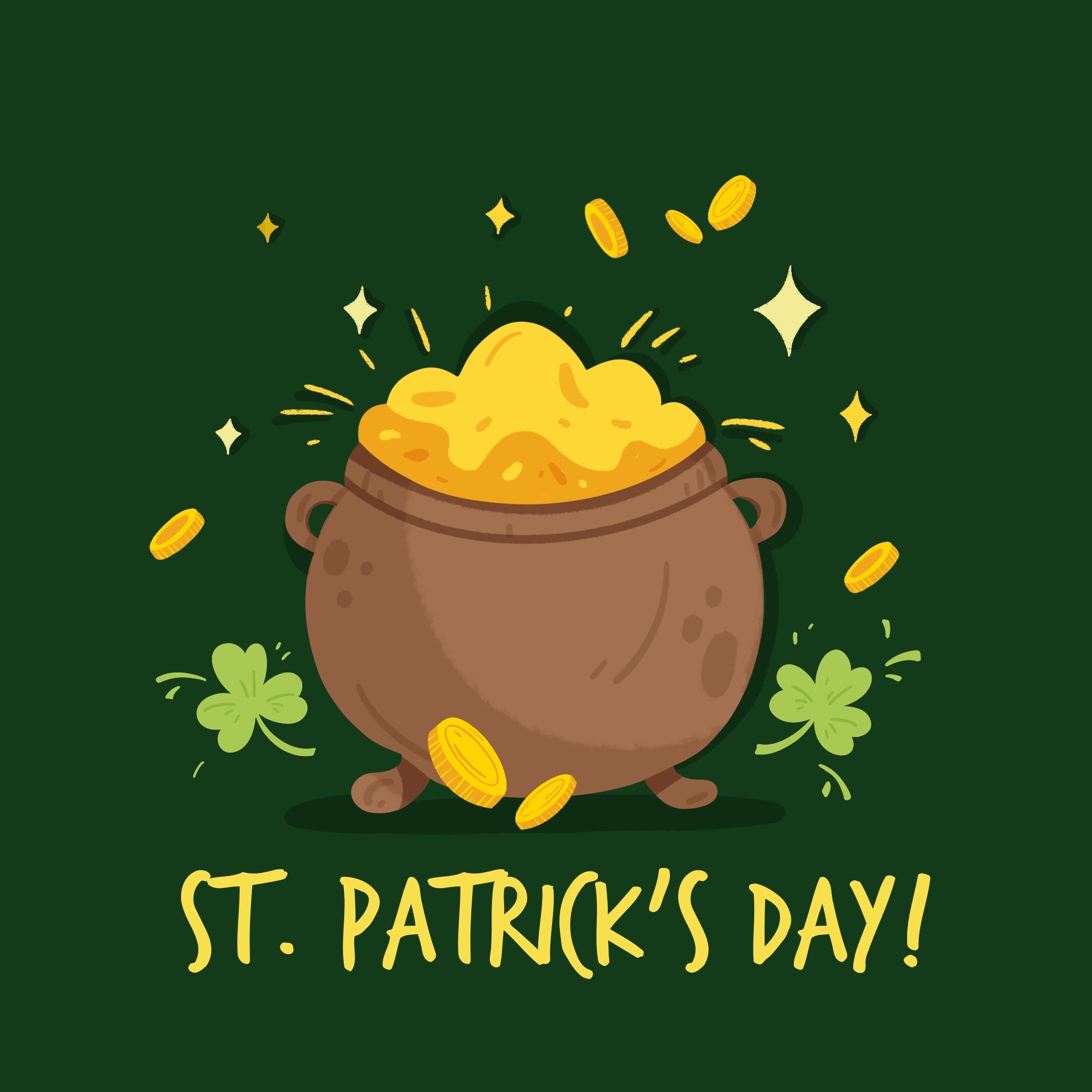 Pot Of Gold St. Patrick's Day Card | Boomf