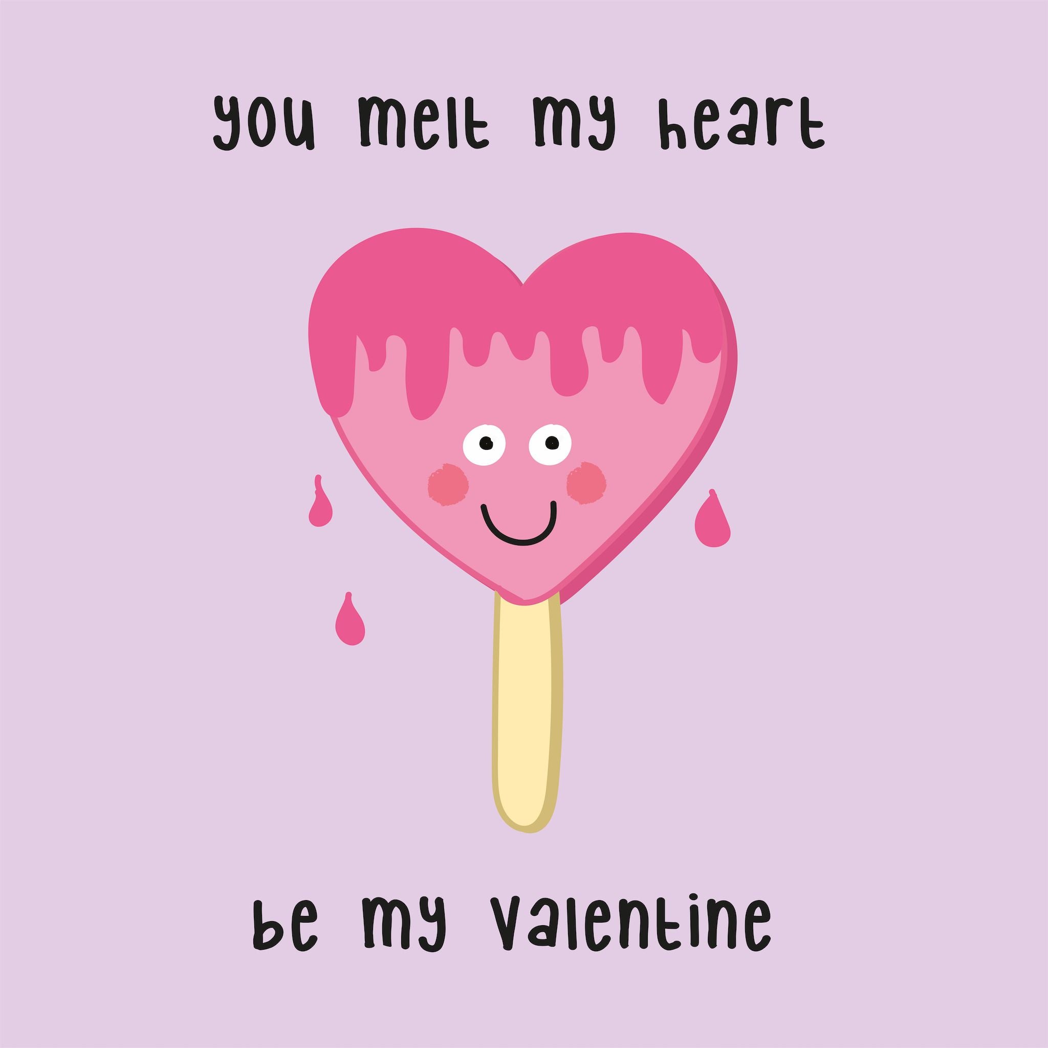 You Melt My Heart Valentine's Day Card – Boomf