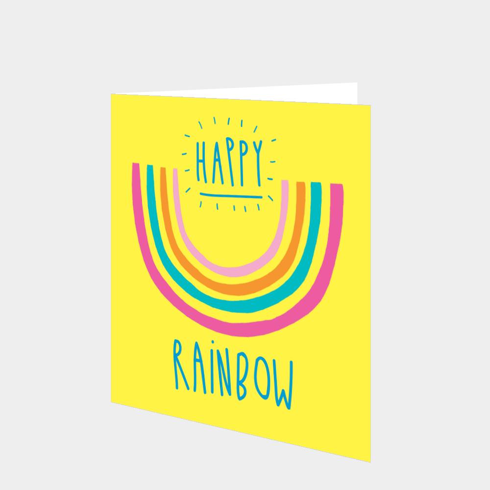 Happy Rainbow Card – Boomf
