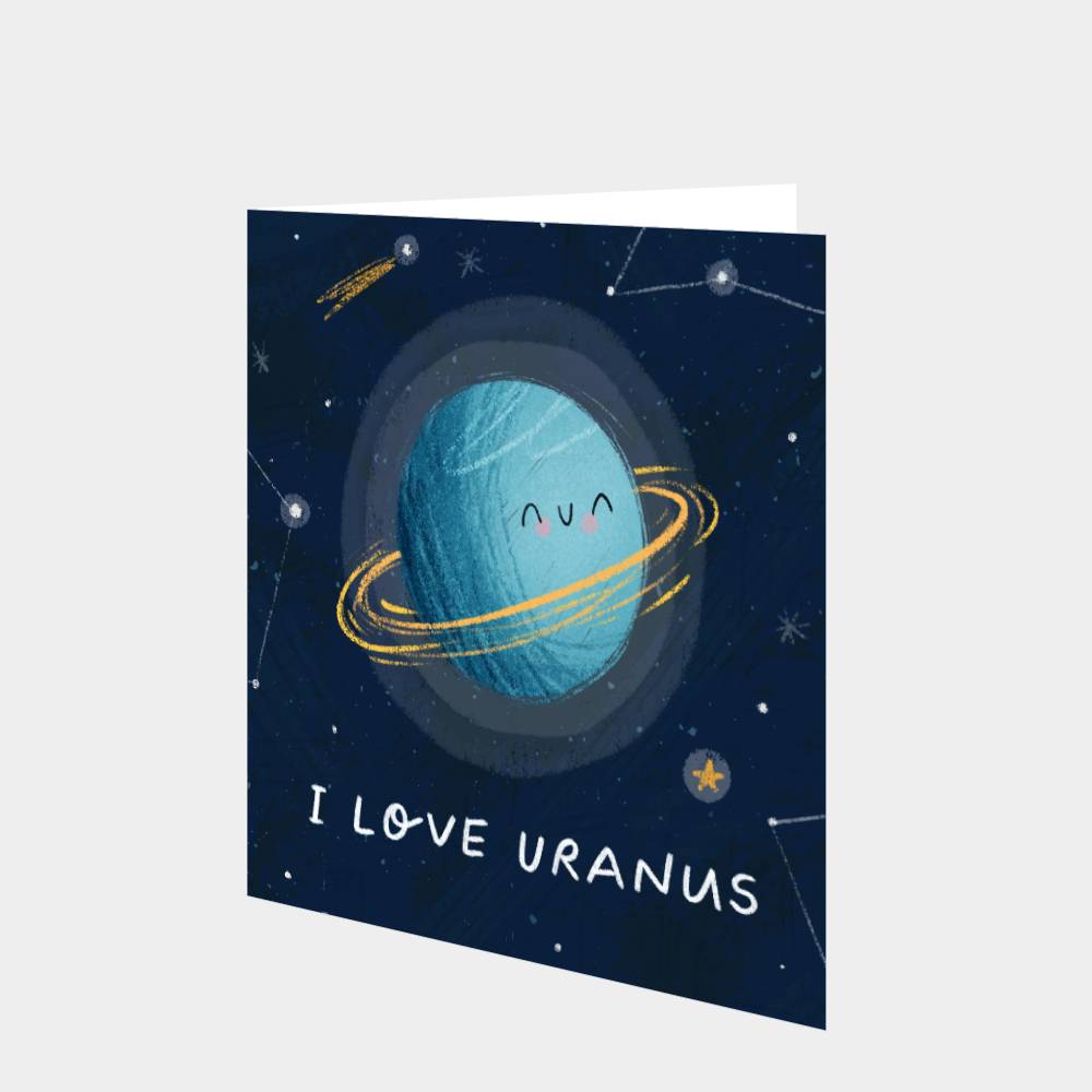 I Love Uranus Card – Boomf