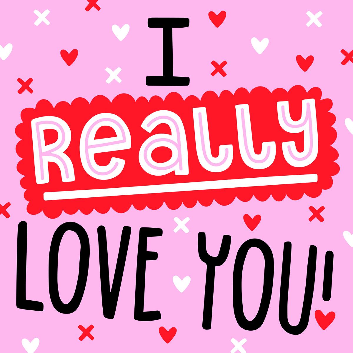 I Really Love You Bomb 3D Cube Card – Boomf