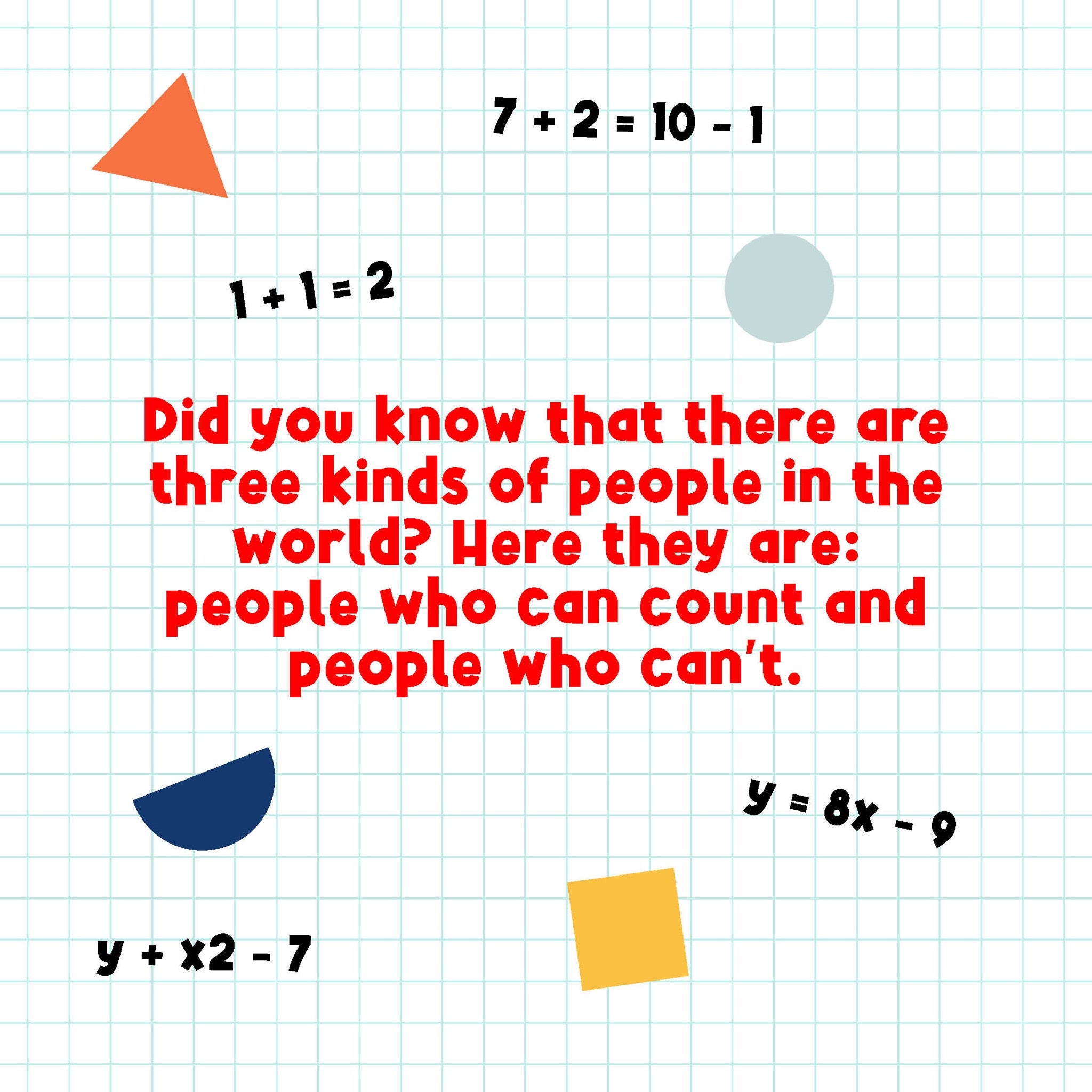 Funny Math Teacher Appreciation Card – Boomf