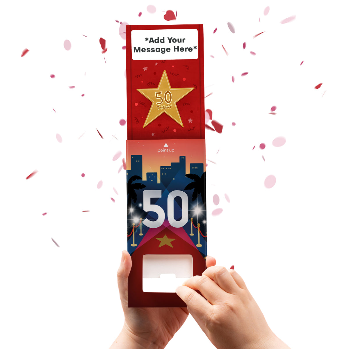 50th Birthday Cannon Confetti Shooter Card – Boomf