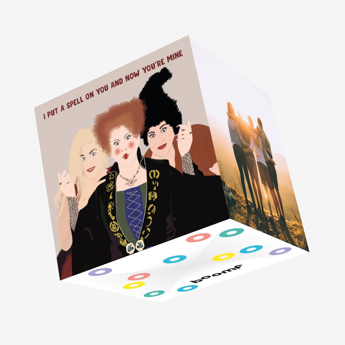 Spell On You Hocus Pocus Love Confetti-exploding Greetings Card – Boomf