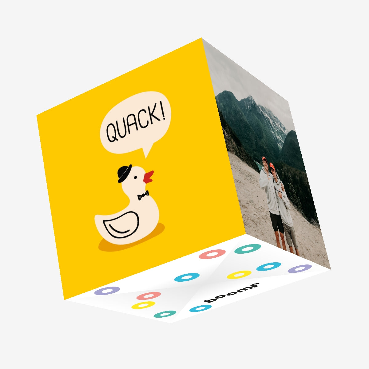 Quack Yellow Duck Confetti-exploding Greetings Card – Boomf