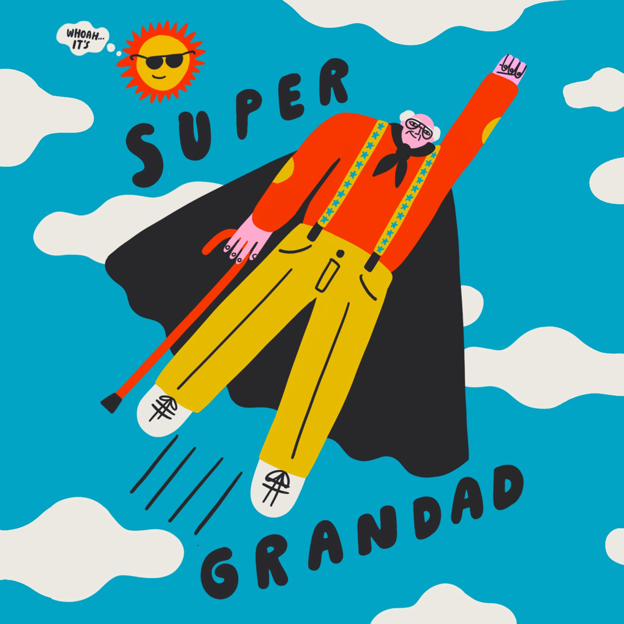 Super Grandad Birthday Confetti-exploding Greetings Card – Boomf