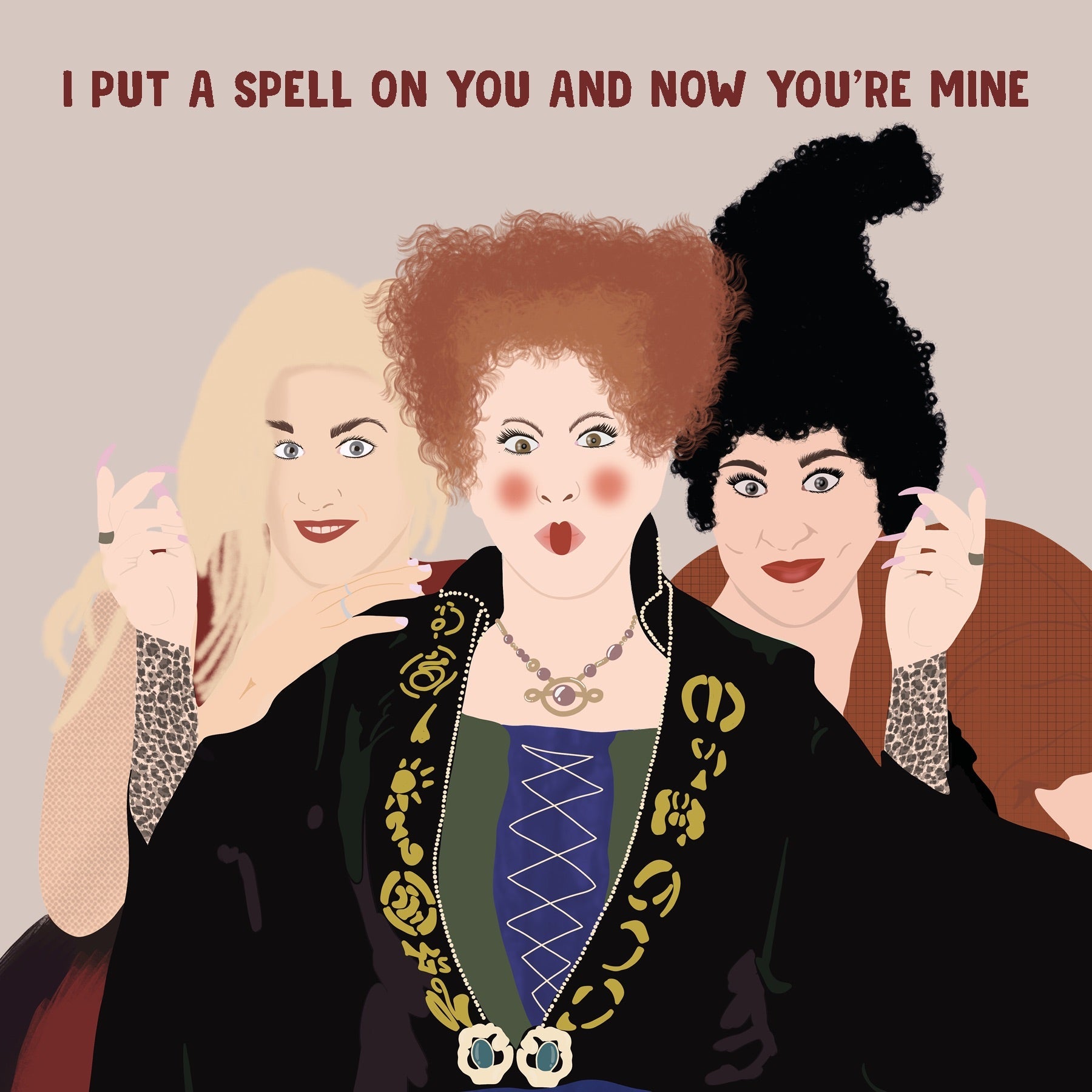 Spell On You Hocus Pocus Love Confetti-exploding Greetings Card – Boomf