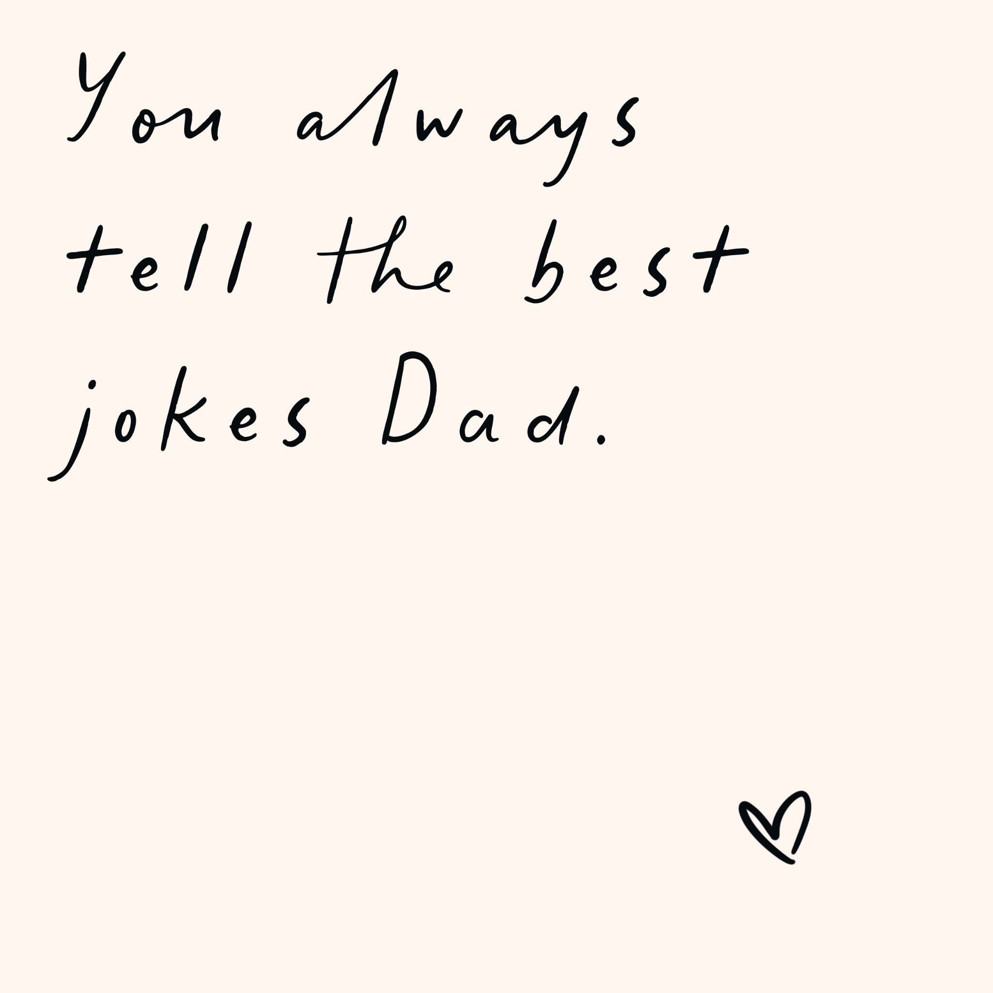 You Always Tell The Best Jokes Dad Card – Boomf