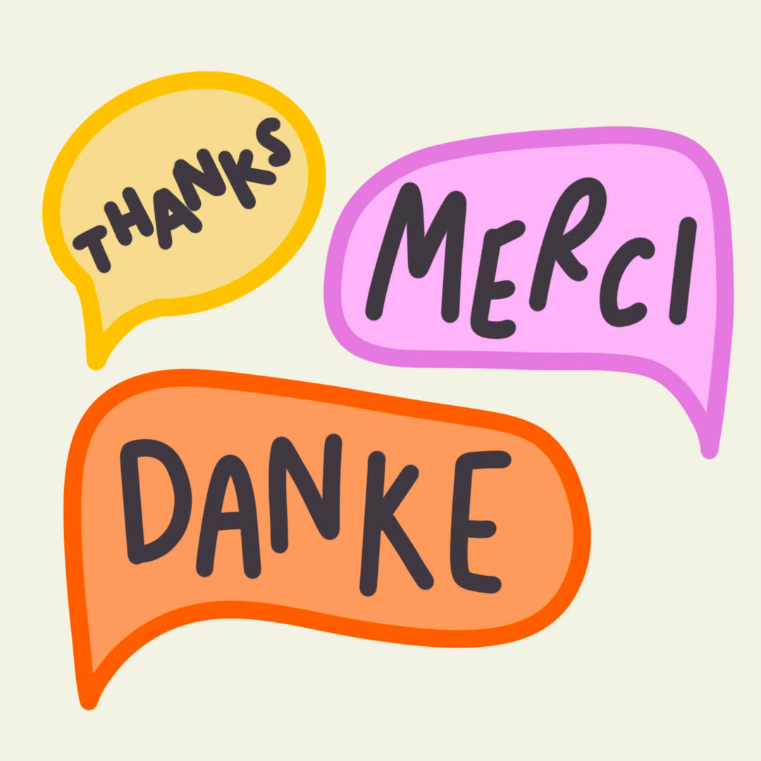 Thanks, Merci, Danke - Thank You Card – Boomf