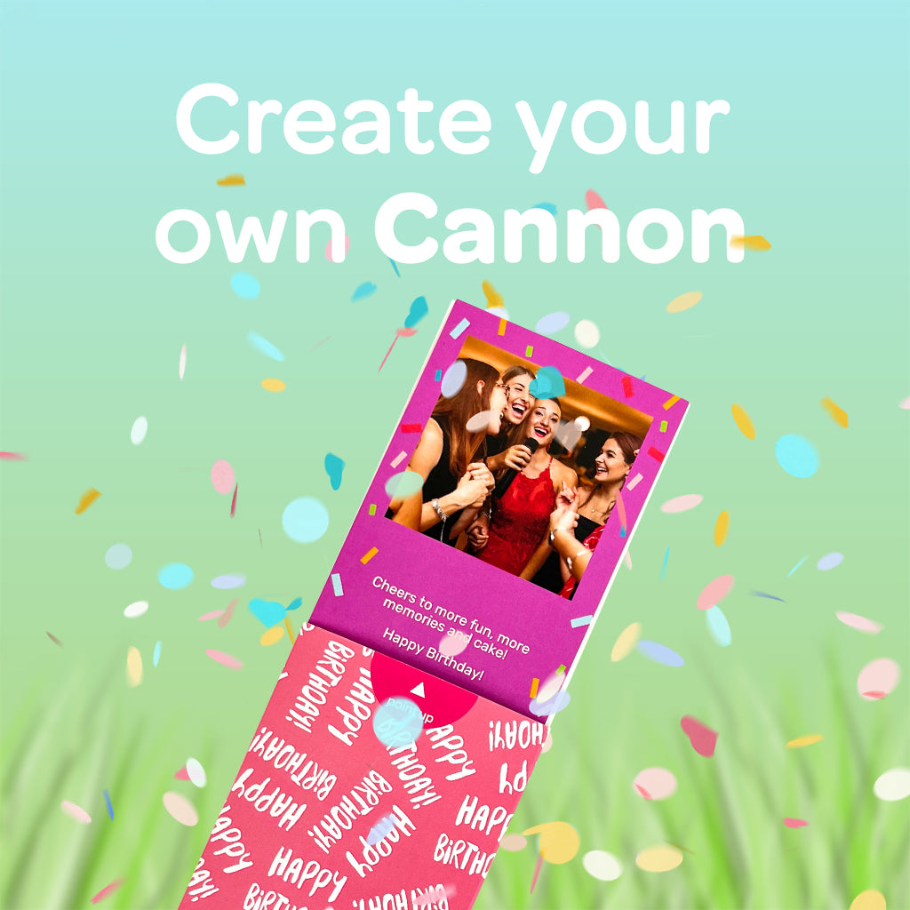 Confetti Cannon Cards - Free Delivery on Boomf