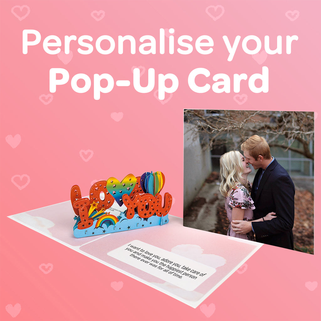 I Love You 3D Pop-up Card – Boomf