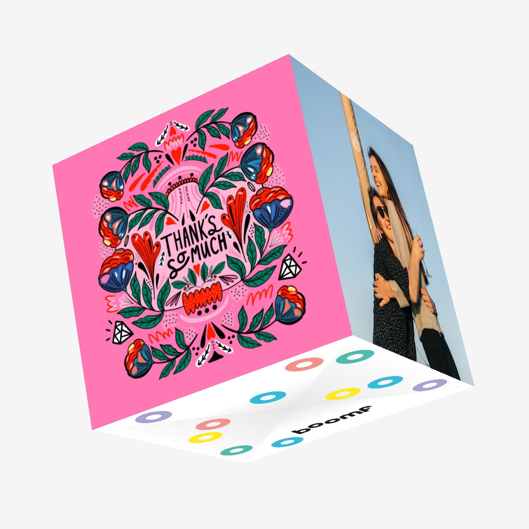 Thank you 3D Cube Cards | Boomf