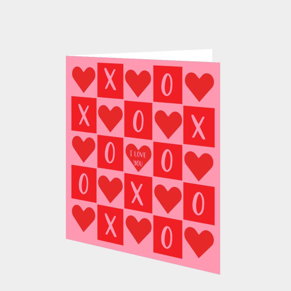 I Love You XOXO Card – Boomf