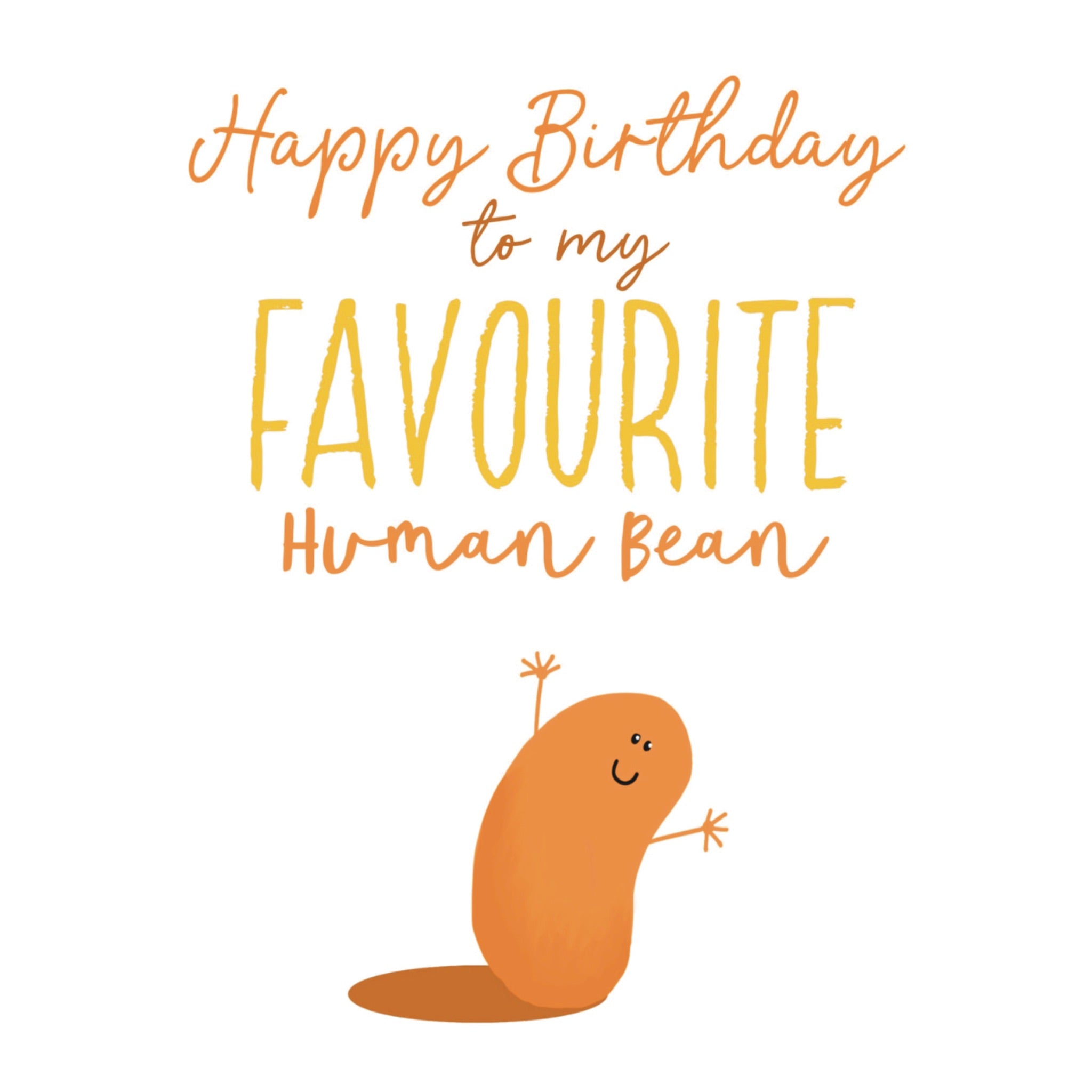 Favourite Human Bean Card – Boomf