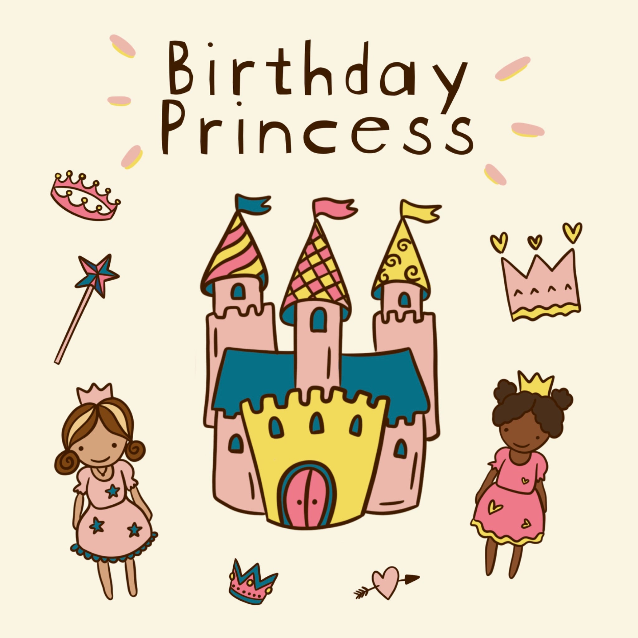 Birthday Princess Castle Card – Boomf