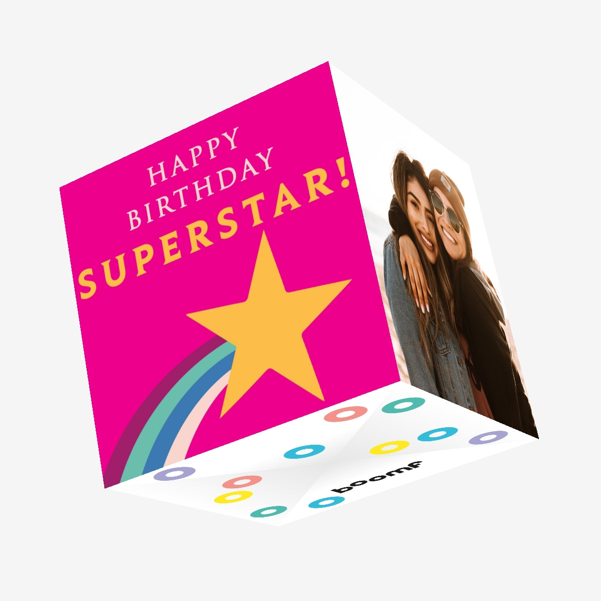 Happy Birthday Superstar Confetti-exploding Greetings Card – Boomf