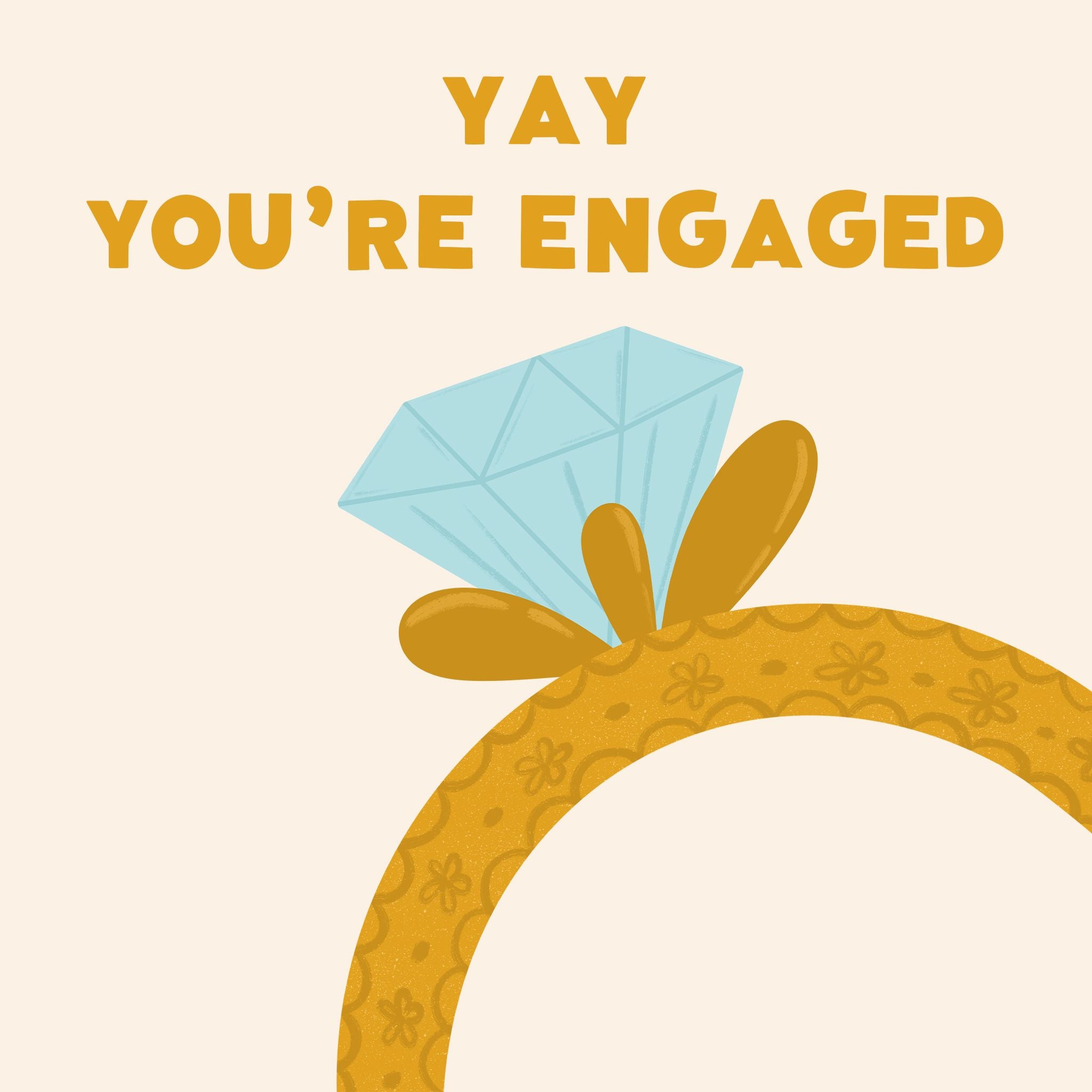 Yay You're Engaged Card – Boomf