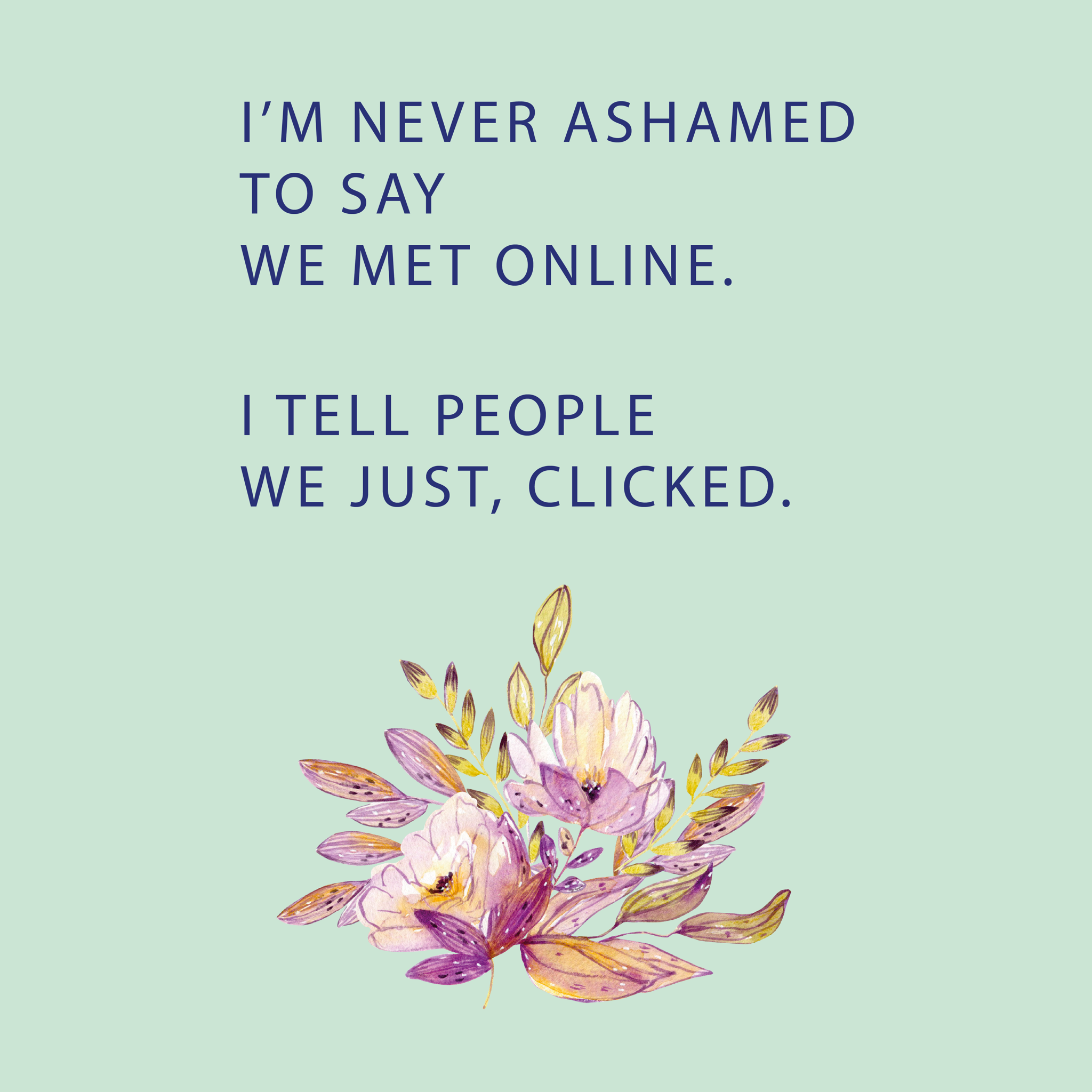 We Just, Clicked Anniversary Card – Boomf