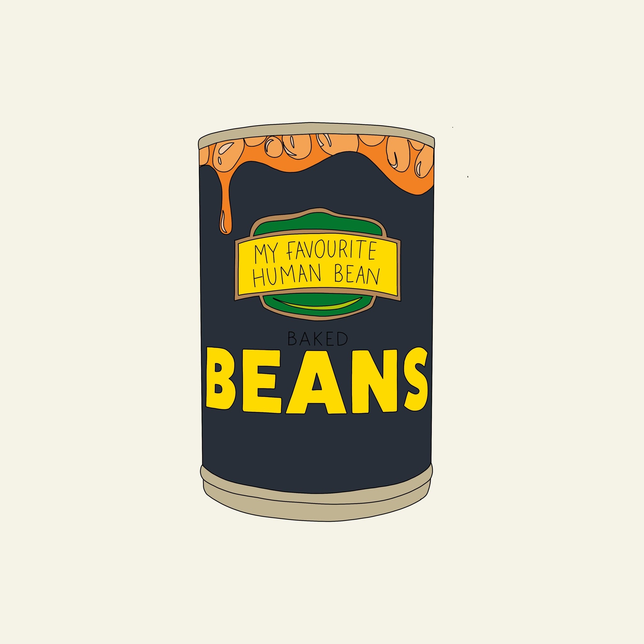 My Favourite Human Bean Card – Boomf