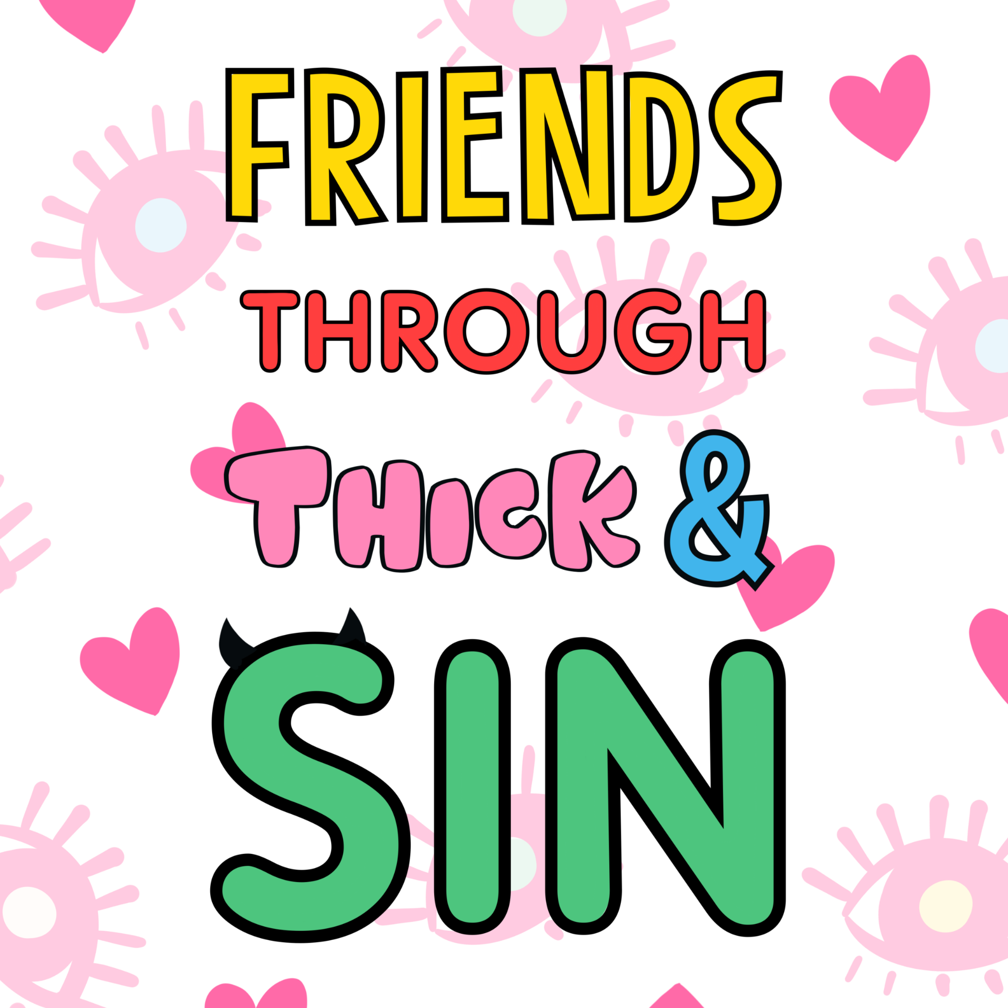 Through Thick And Sin Card – Boomf