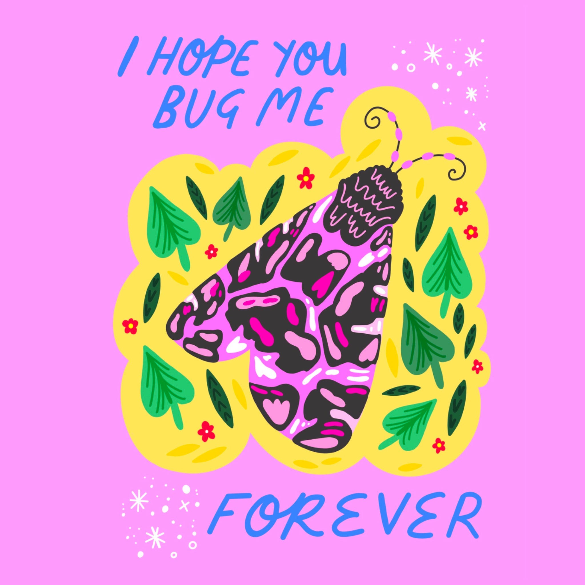 Bug Me Forever Card – Boomf