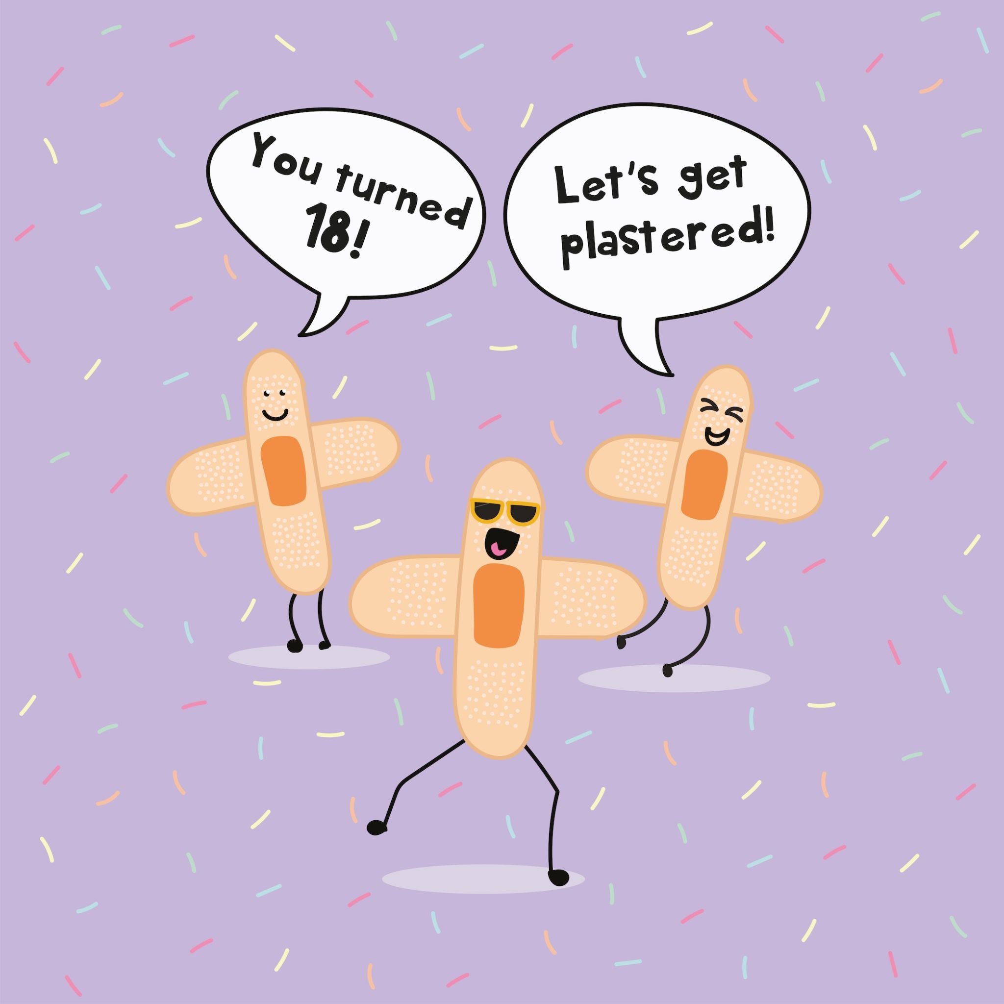 18th Birthday Let's Get Plastered – Boomf