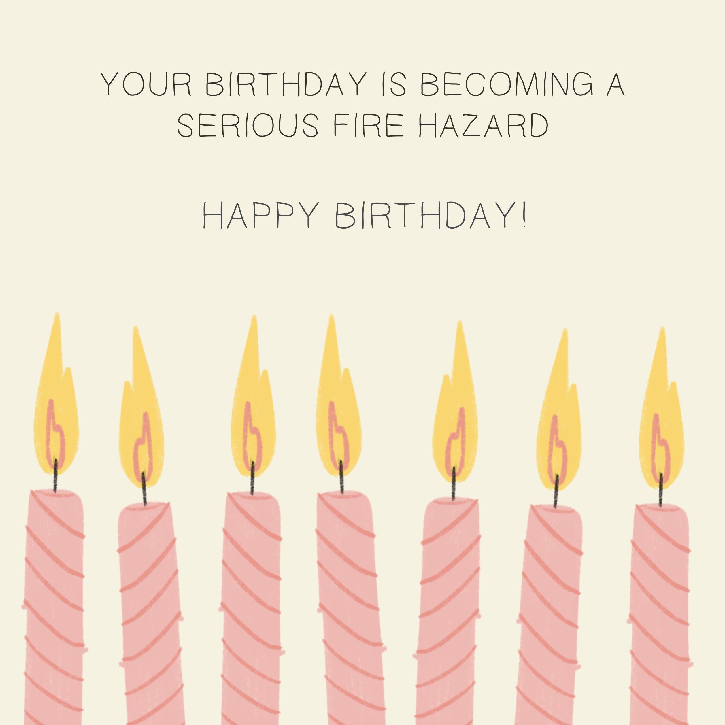 Your Birthday Is Becoming A Serious Fire Happy Birthday Confetti-explo ...