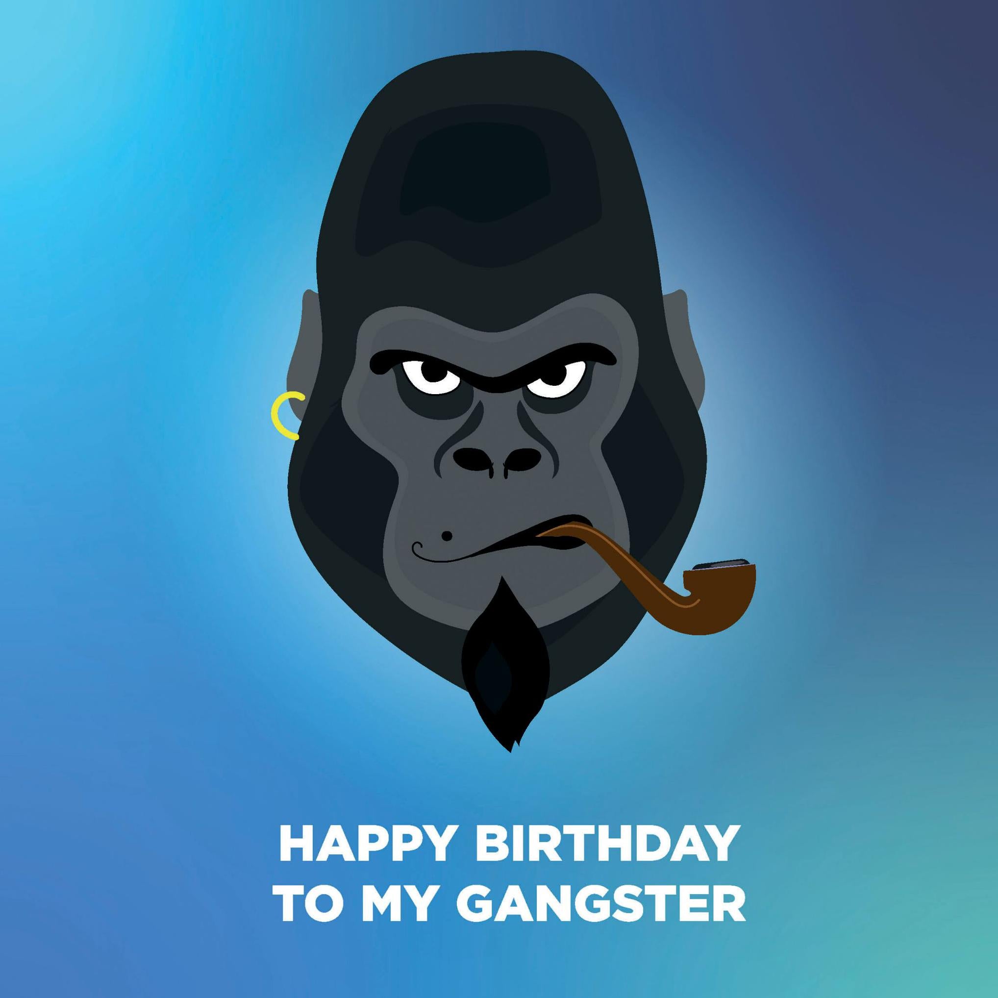 Happy Birthday Gangster Confetti-exploding Greetings Card – Boomf