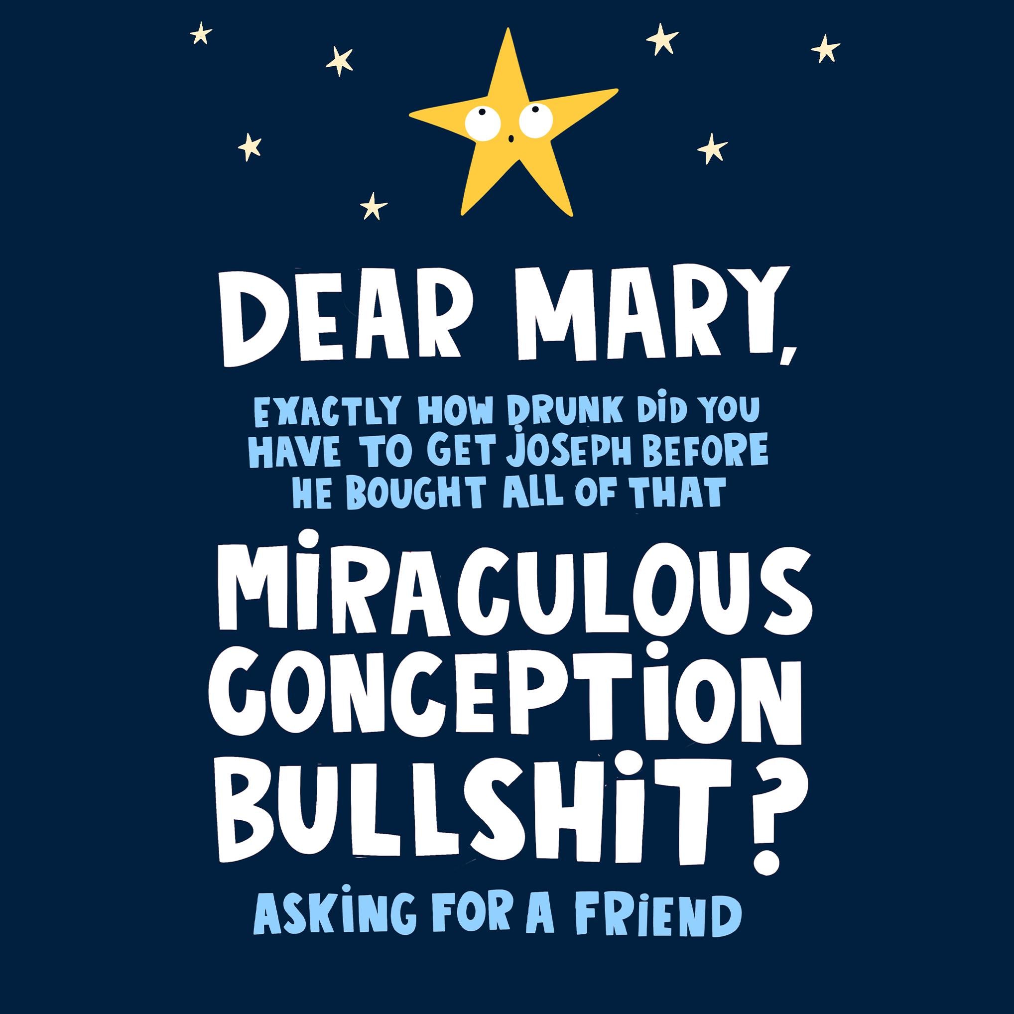 Mary Joseph Virgin Mary Christmas Confetti-exploding Greetings Card – Boomf