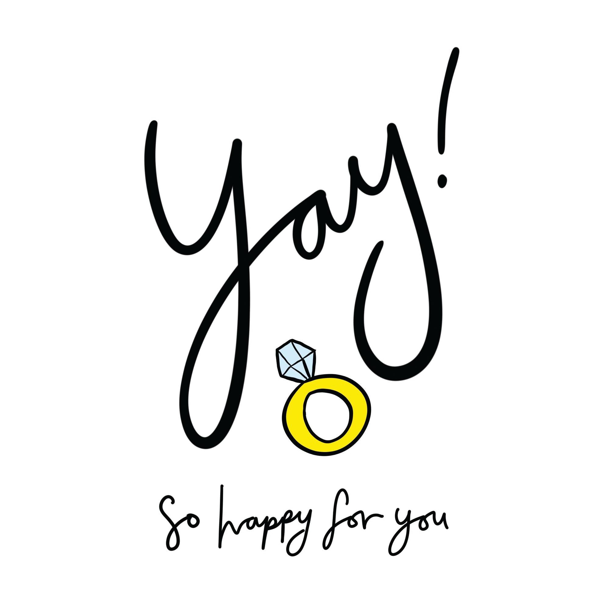 Yay! So Happy For You Confetti-exploding Greetings Card – Boomf