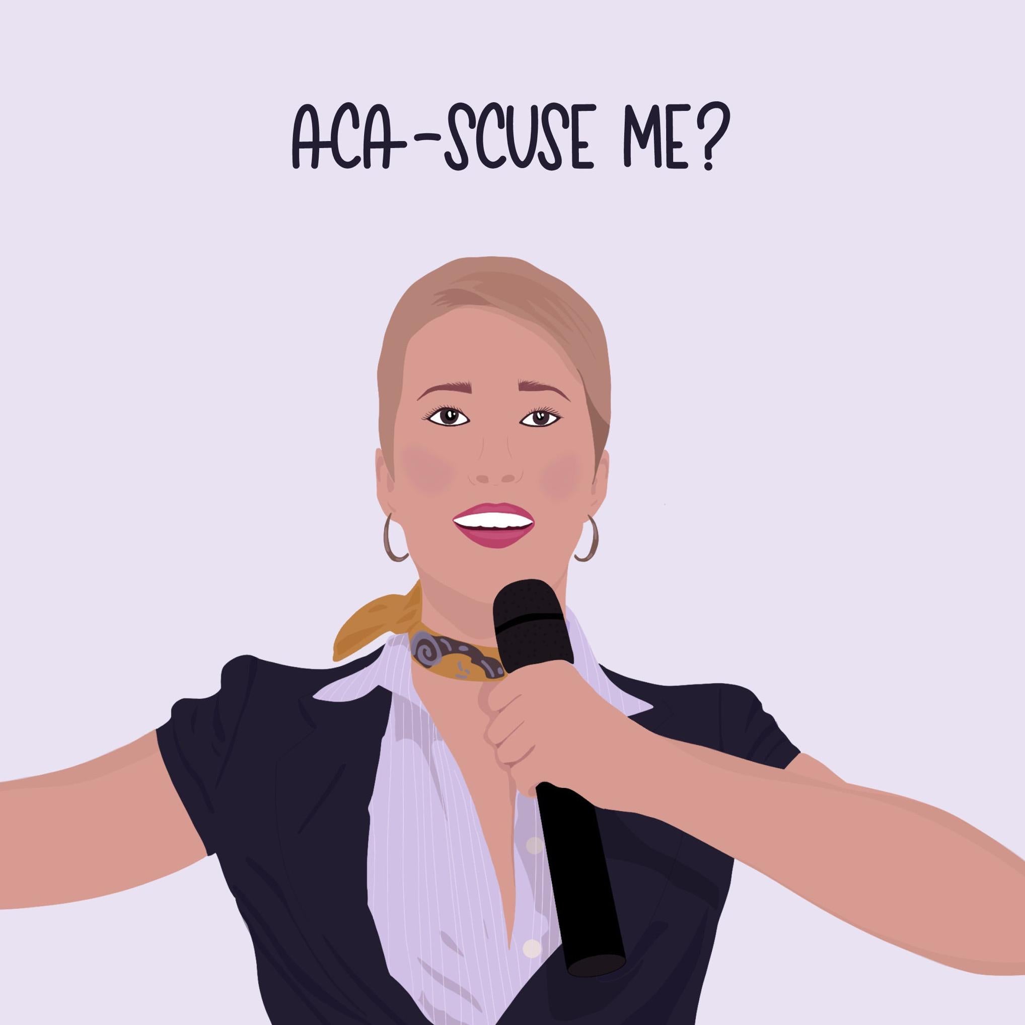 Aca-scuse Me Confetti-exploding Greetings Card – Boomf