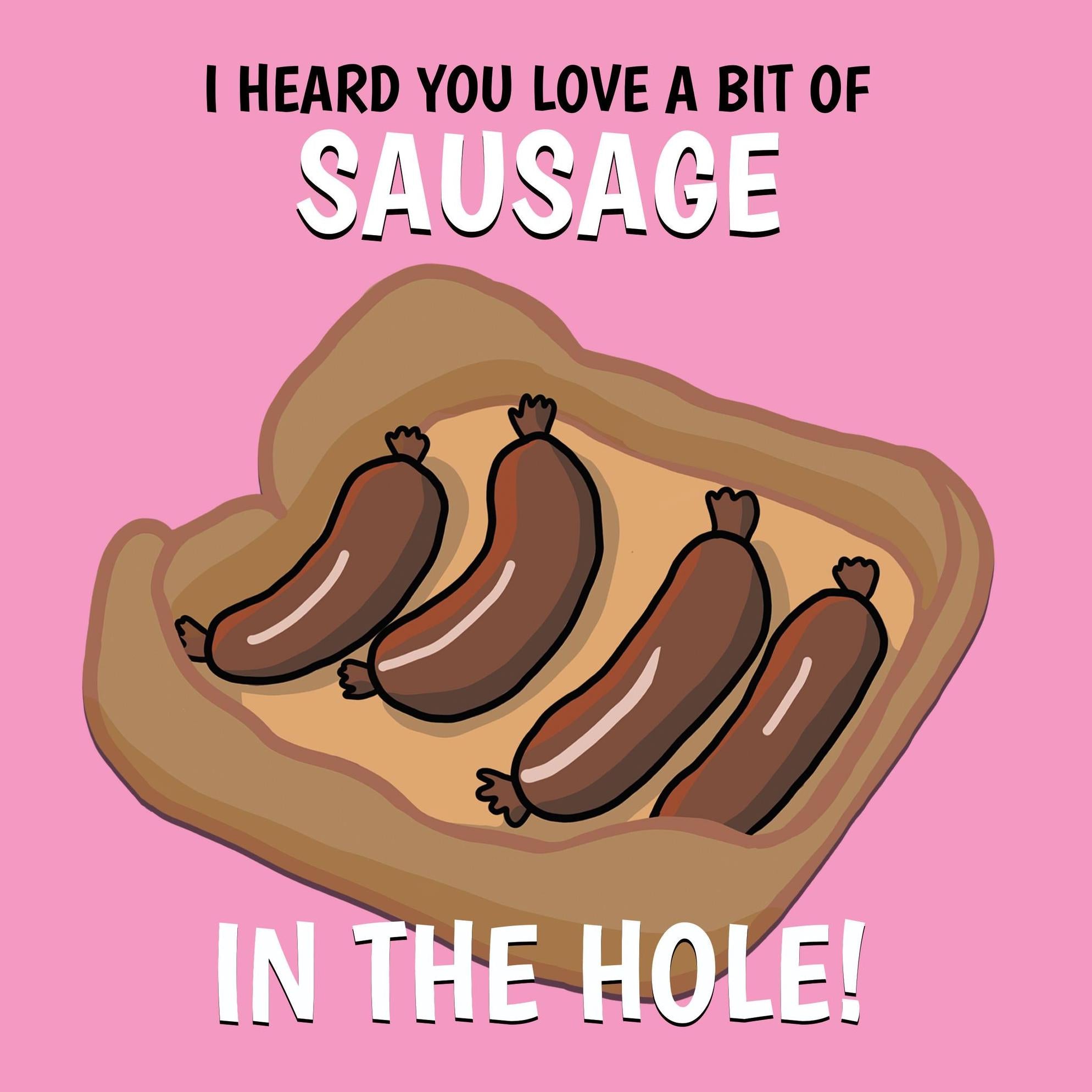 Sausage In The Hole Confetti-exploding Greetings Card – Boomf