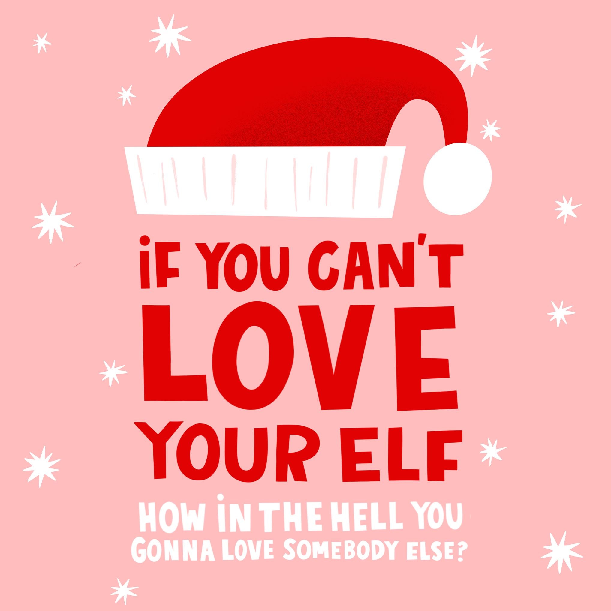 Love Your Elf Ru Paul Christmas Confetti-exploding Greetings Card – Boomf