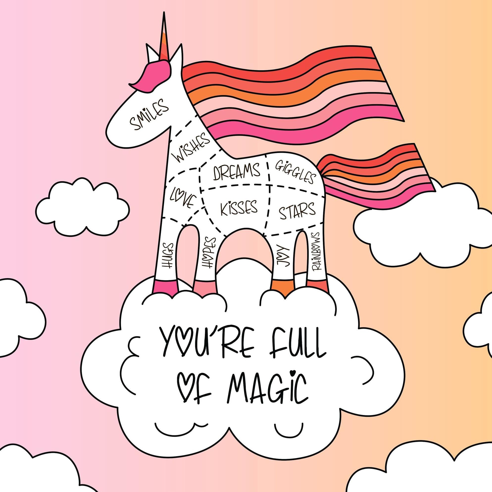 You're Full Of Magic Confetti-exploding Greetings Card – Boomf