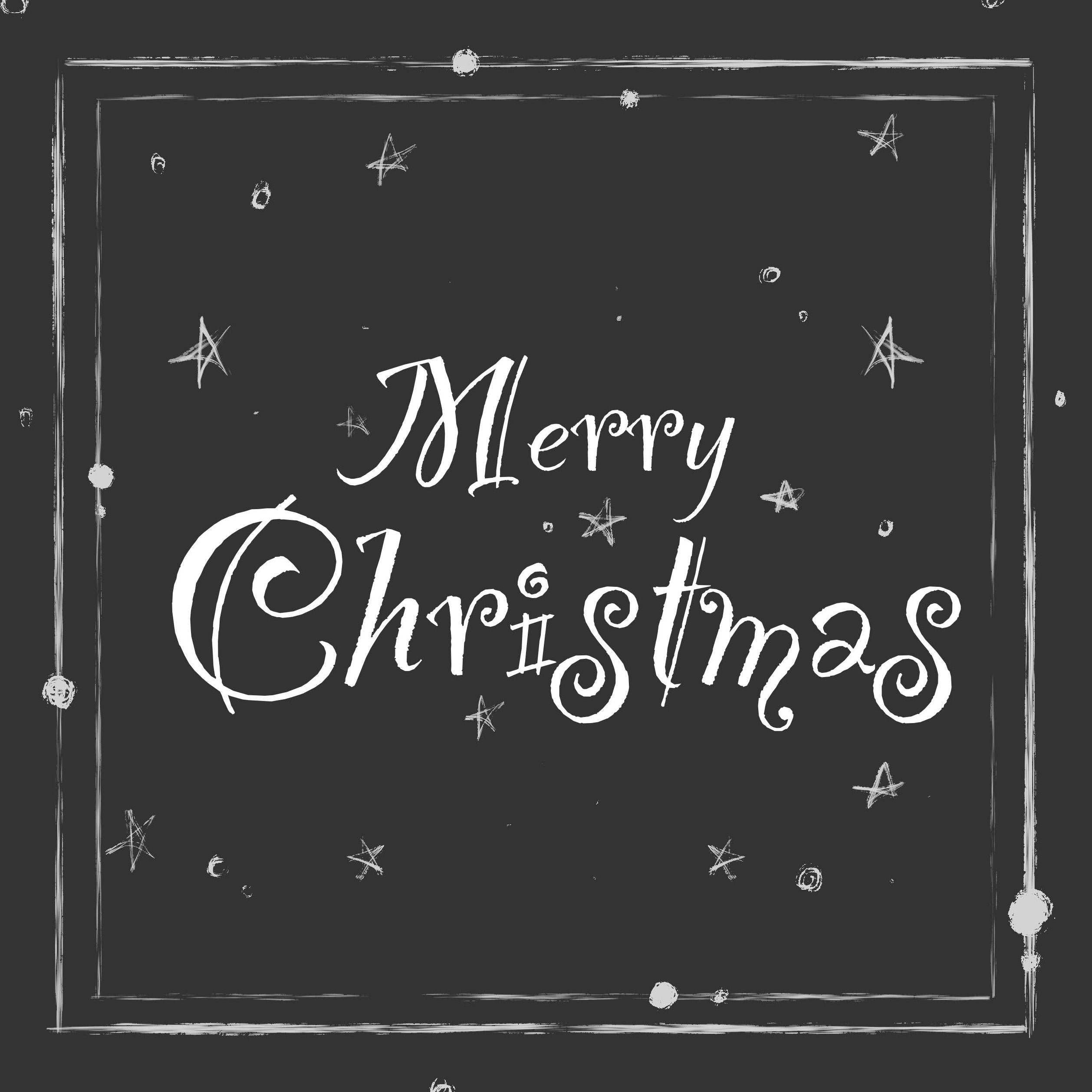 Black Background Merry Christmas Confetti-exploding Greetings Card – Boomf