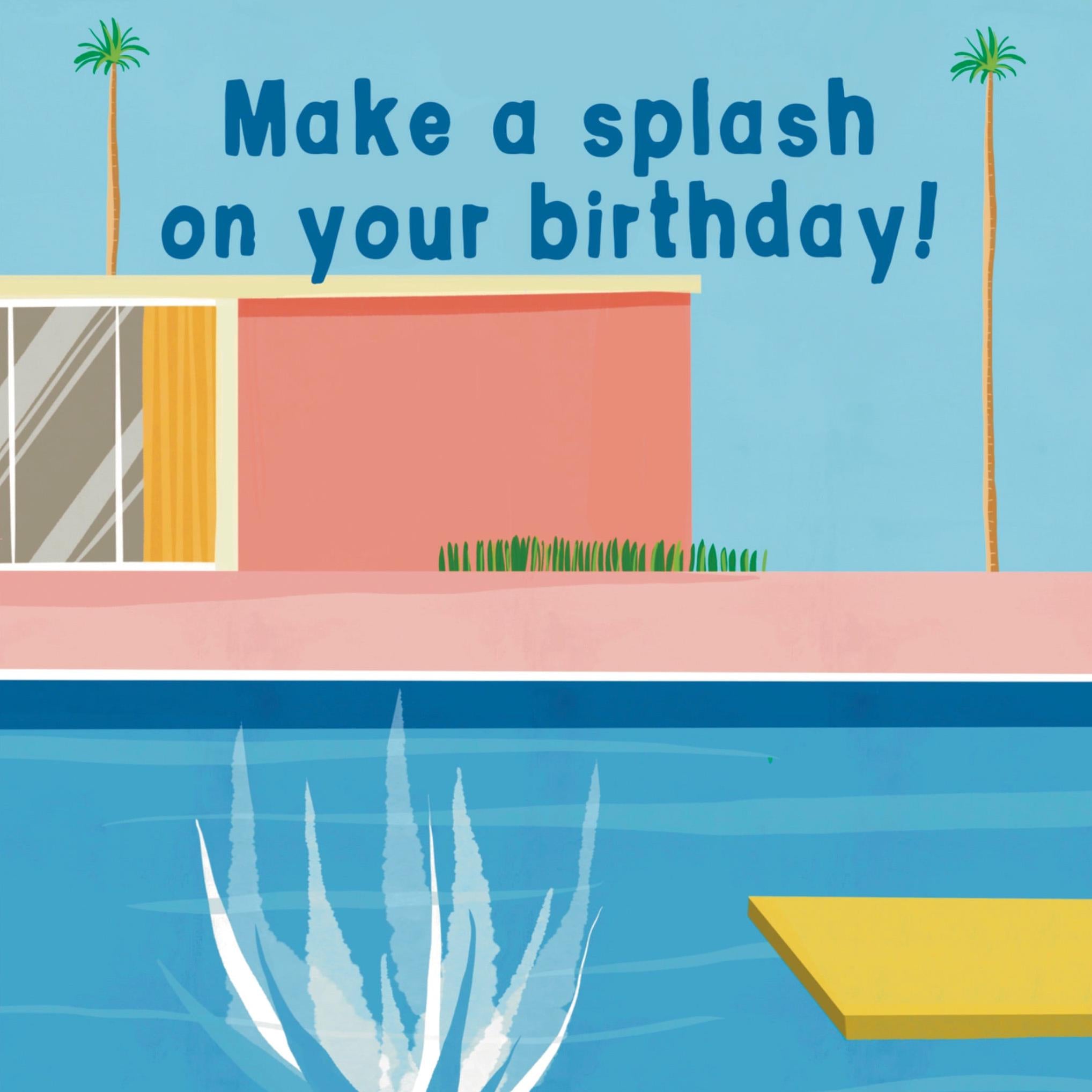 Make A Splash On Your Birthday Confetti-exploding Greetings Card – Boomf