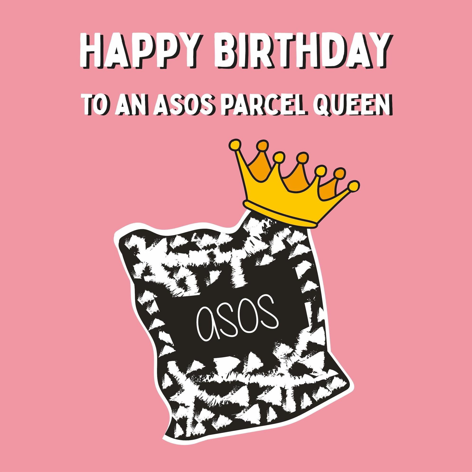 ASOS Birthday Queen Confetti-exploding Greetings Card – Boomf